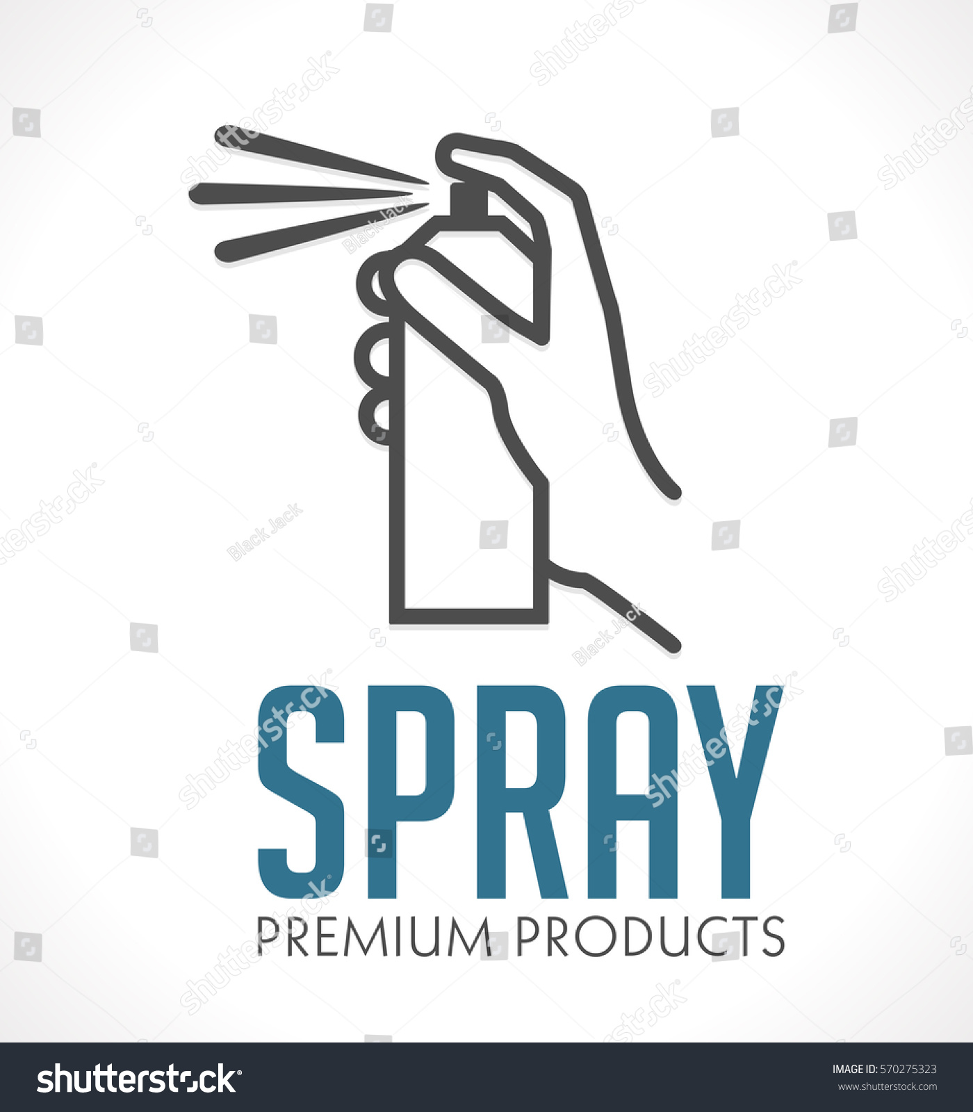 Spray Logo Stock Vector (Royalty Free) 570275323 | Shutterstock