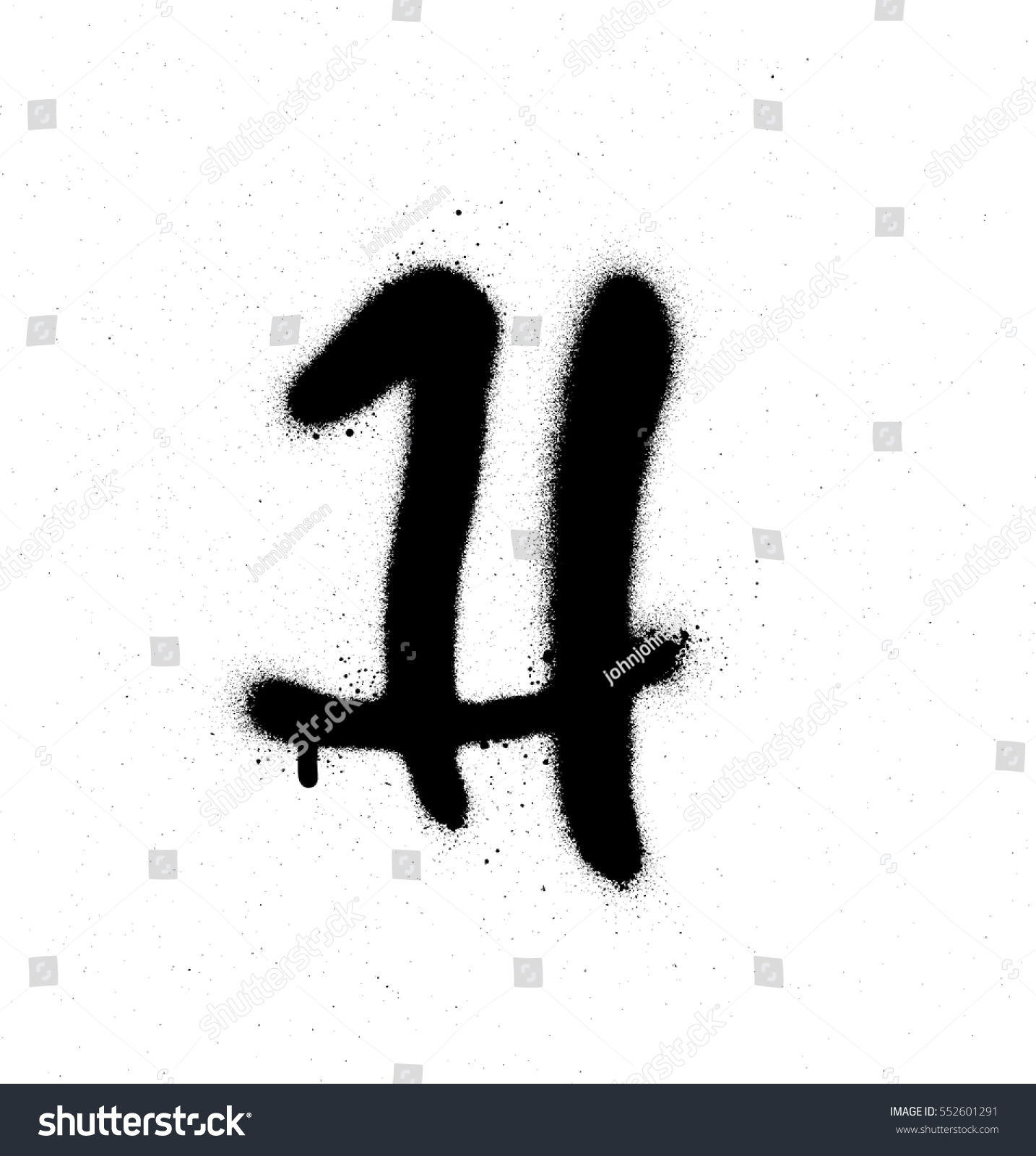 Sprayed H Font Graffiti Leak Black Stock Vector Royalty Free 552601291 Shutterstock