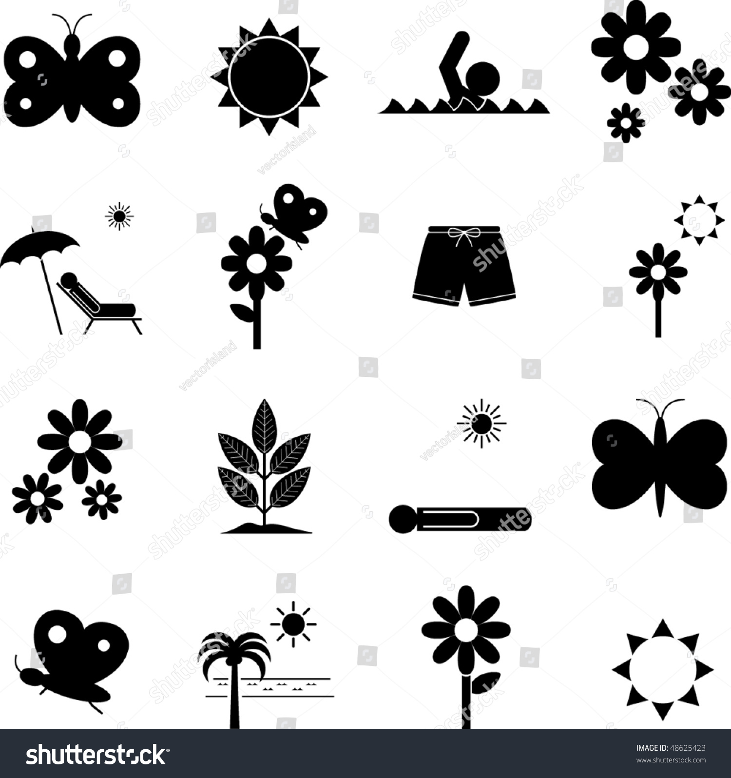 conjunto de símbolos de salto de: vector de stock (libre de regalías ...
