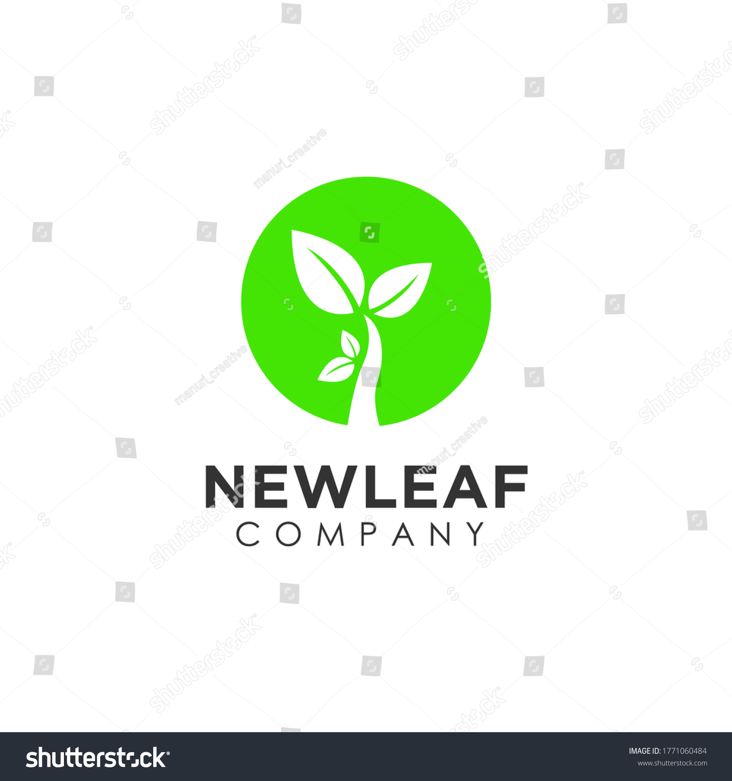 Sprout Logo Design Vector Inspiration Stock Vector (Royalty Free ...