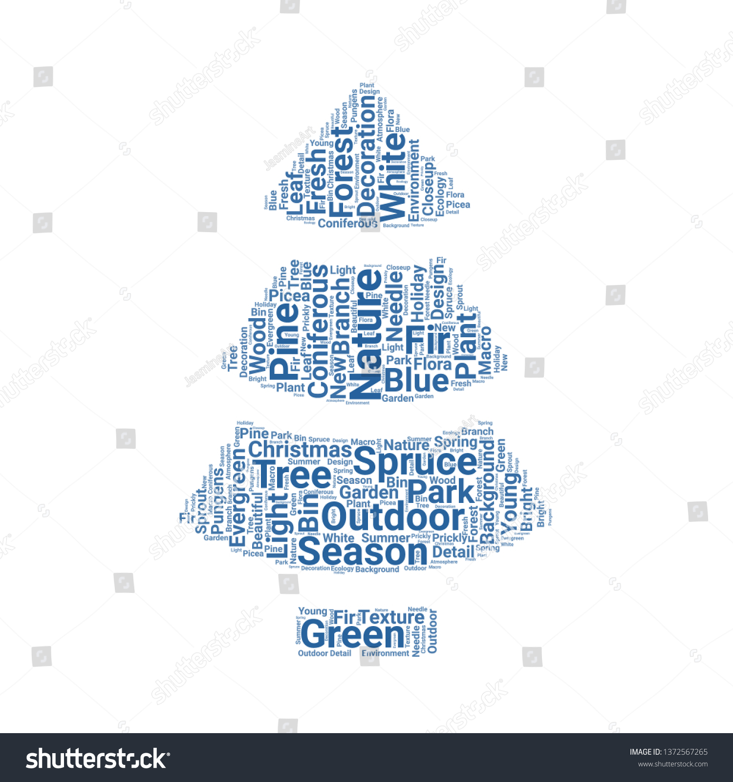 Spruce Word Cloud Tag Cloud About Stock Vector (Royalty Free ...