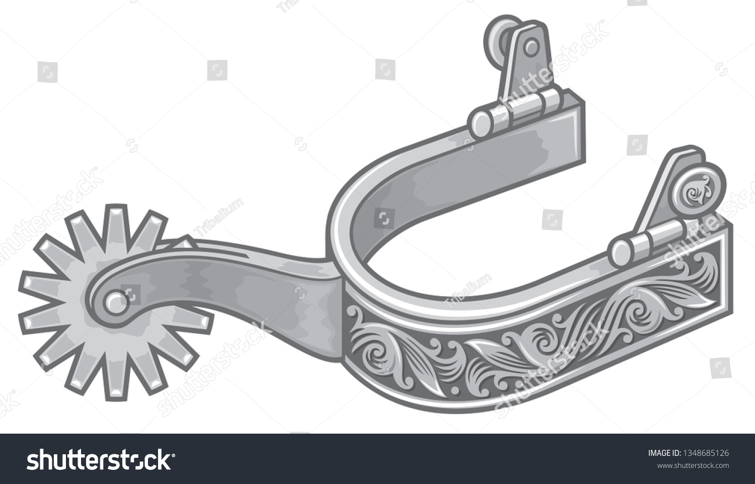 Spurs Vector Illustration Stock Vector (Royalty Free) 1348685126 ...