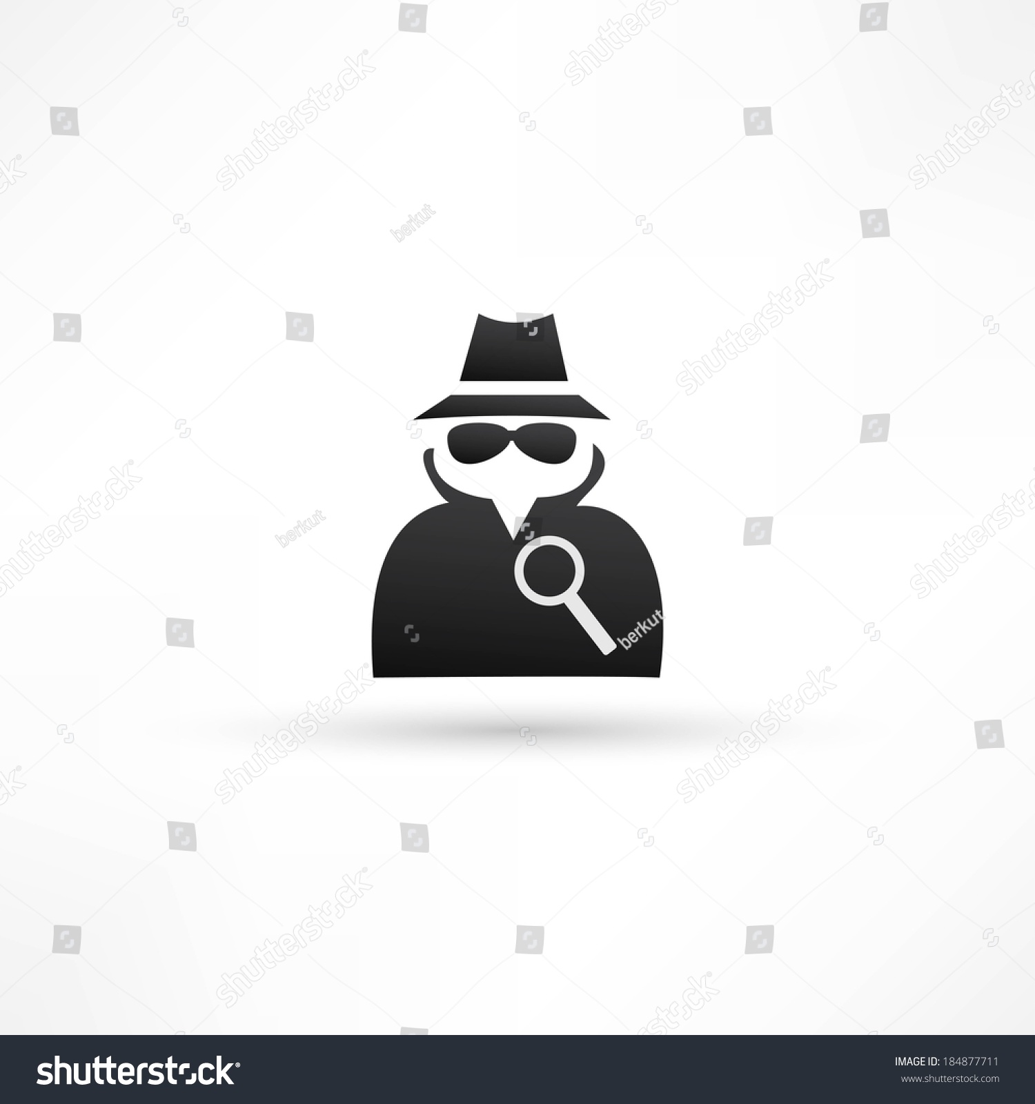 Spy Icon Stock Vector (Royalty Free) 184877711 - Shutterstock