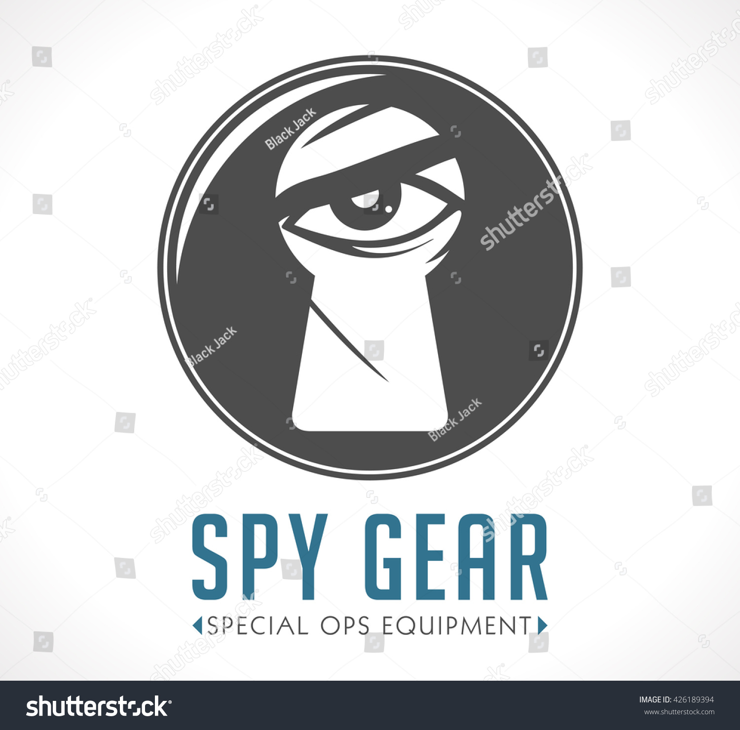 Spy Shop Logo Stock Vector (Royalty Free) 426189394