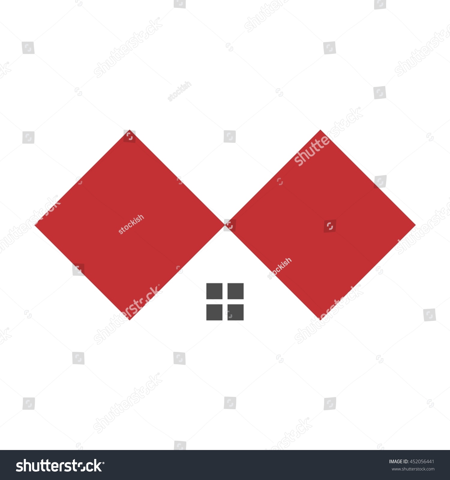 Square Home Logo Stock Vector (Royalty Free) 452056441 | Shutterstock