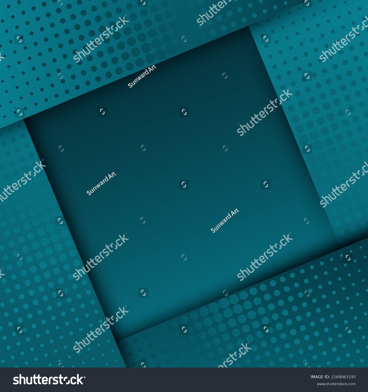 Square Border Frame Gradient Halftone Dots Stock Vector (Royalty Free ...