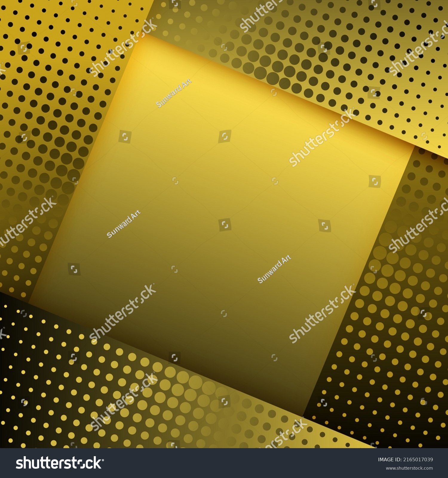 Square Border Frame Gradient Halftone Dots Stock Vector (Royalty Free ...