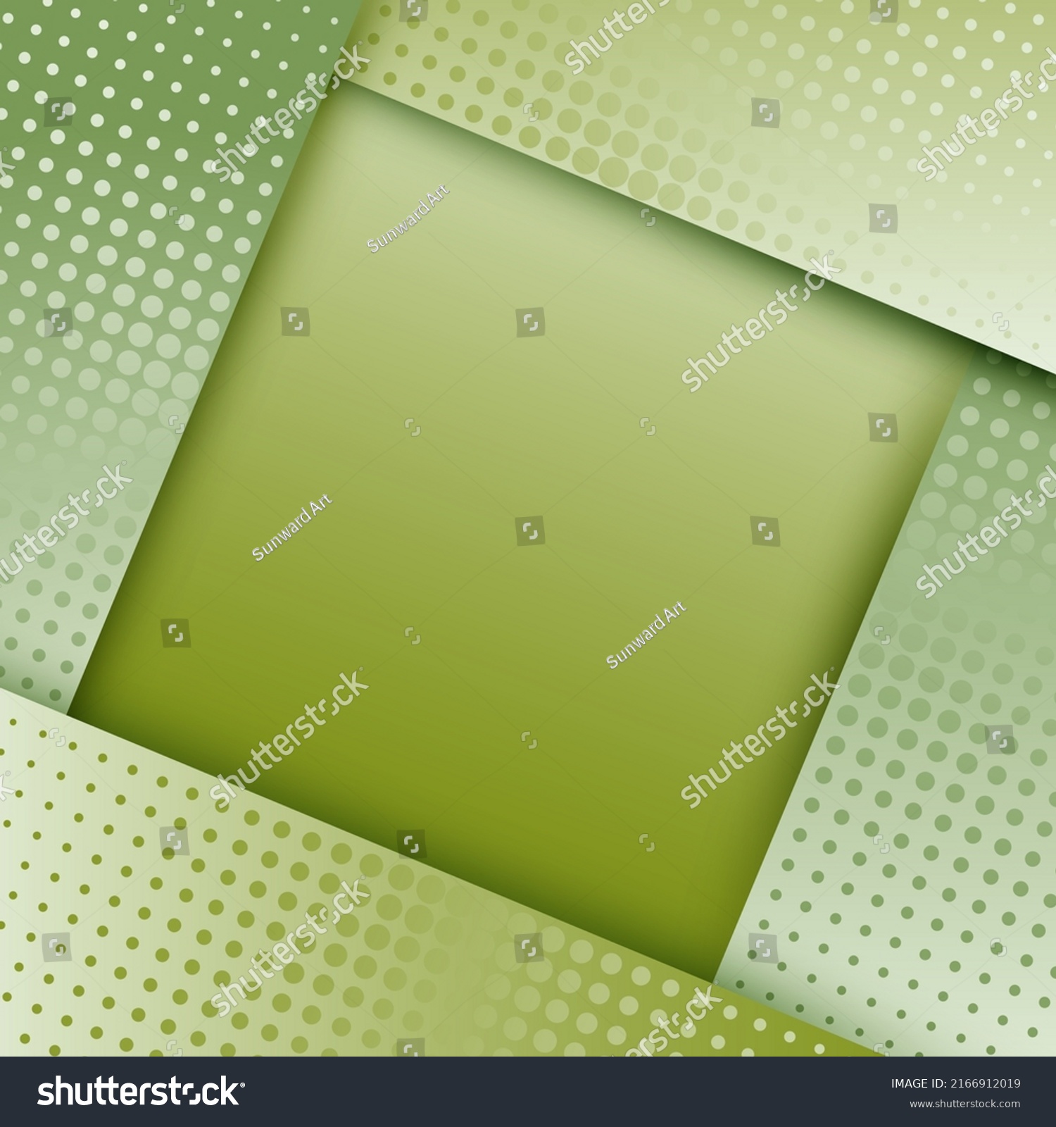 Square Border Frame Gradient Halftone Dots Stock Vector (Royalty Free ...