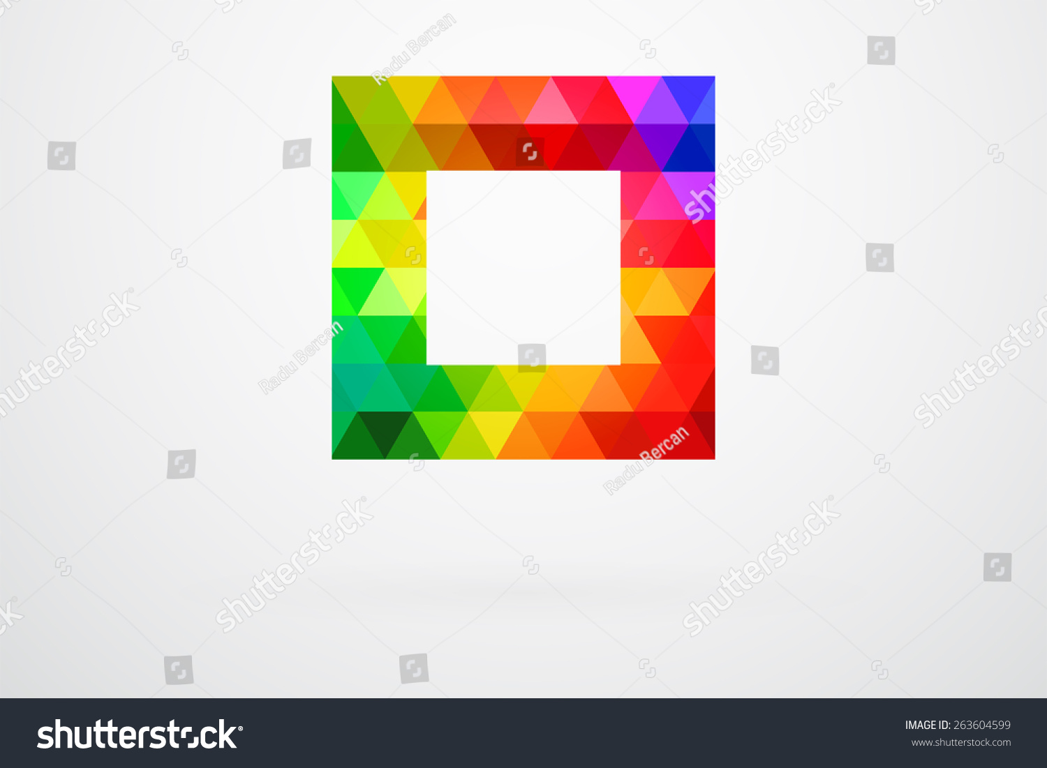 Square Color Palette Guide Spectrum Vector: vector de stock (libre de ...