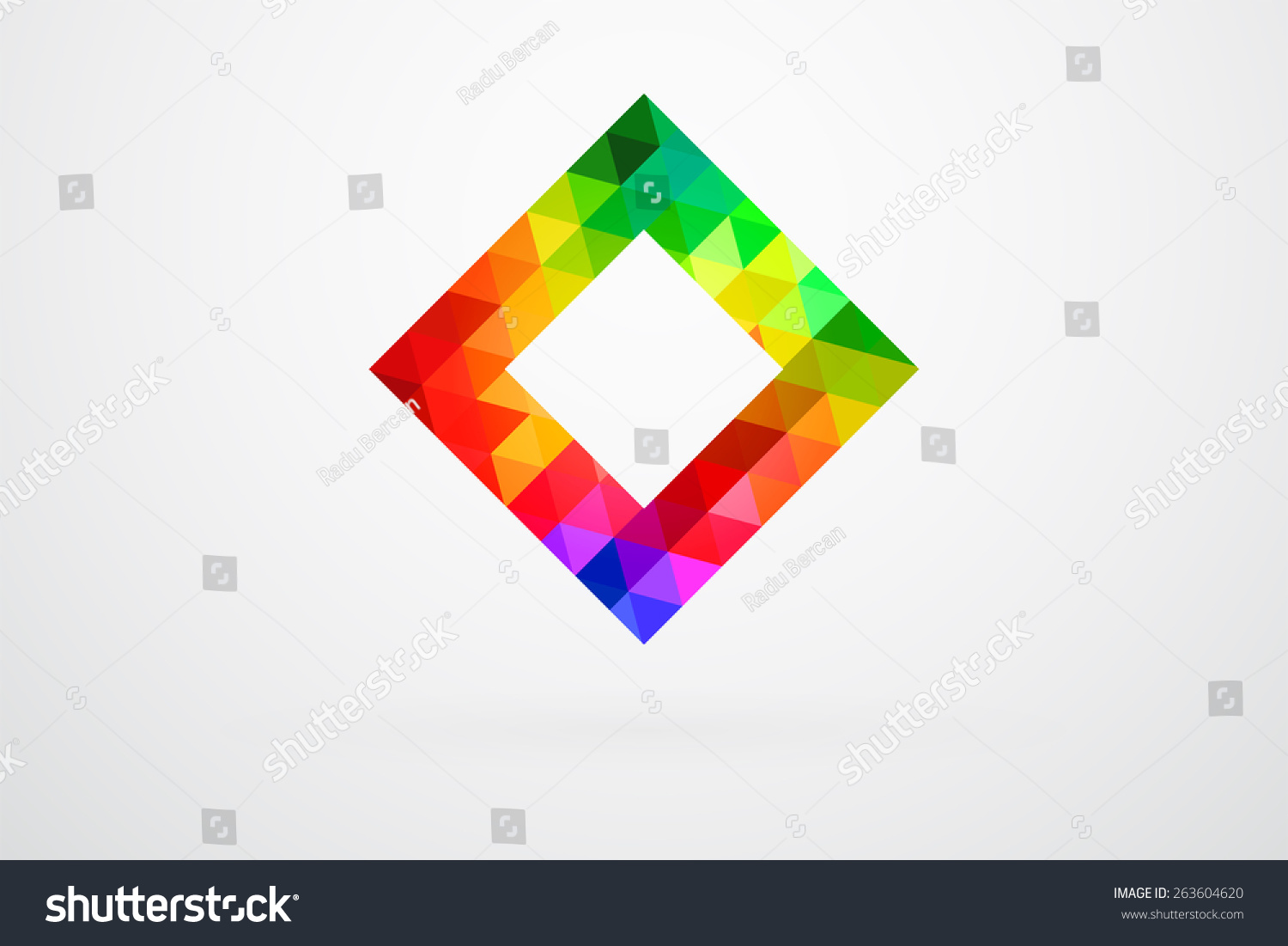 Square Color Palette Guide Spectrum Vector Stock Vector (Royalty Free ...
