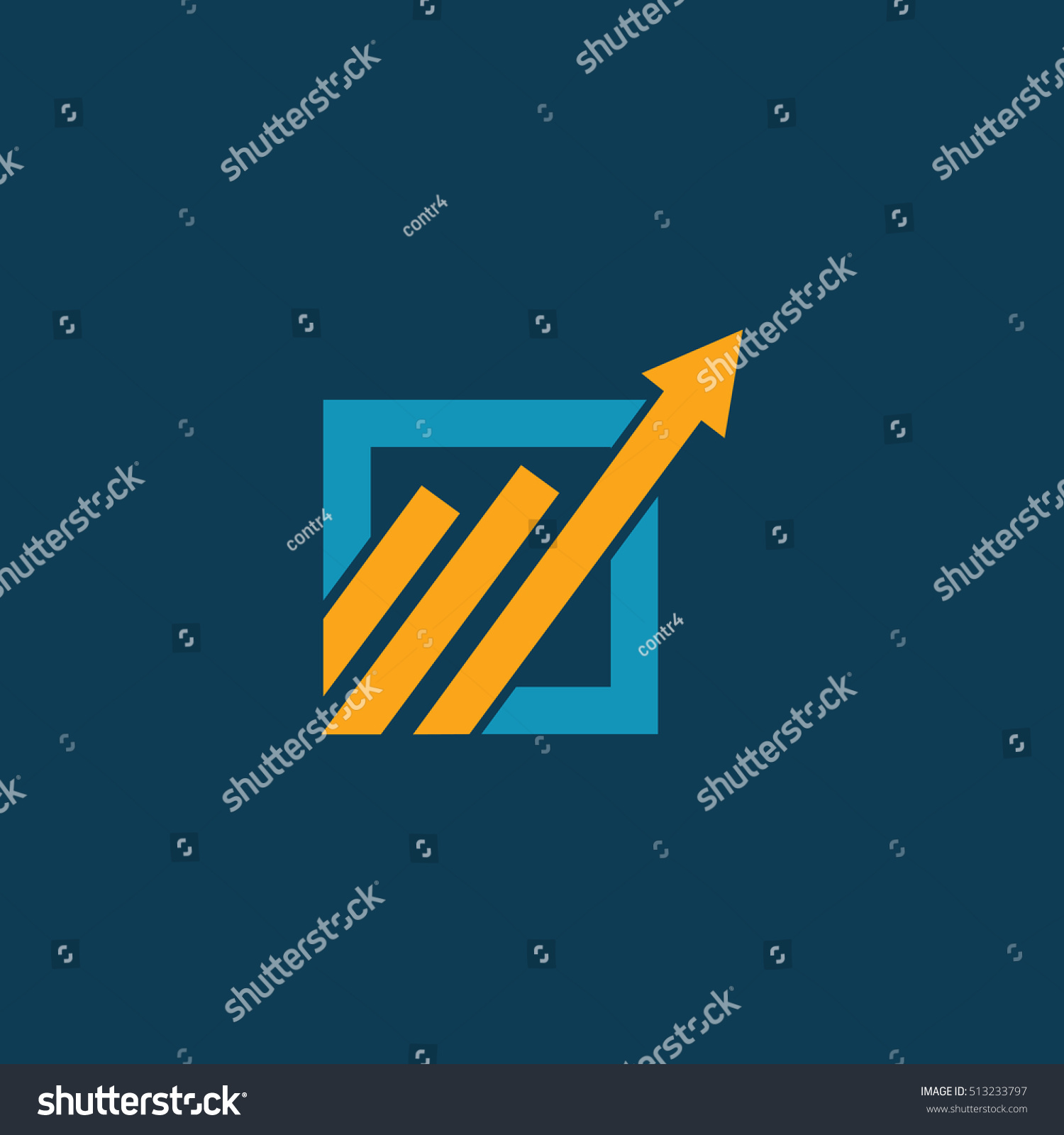 Square Finance Logo Stock Vector (Royalty Free) 513233797