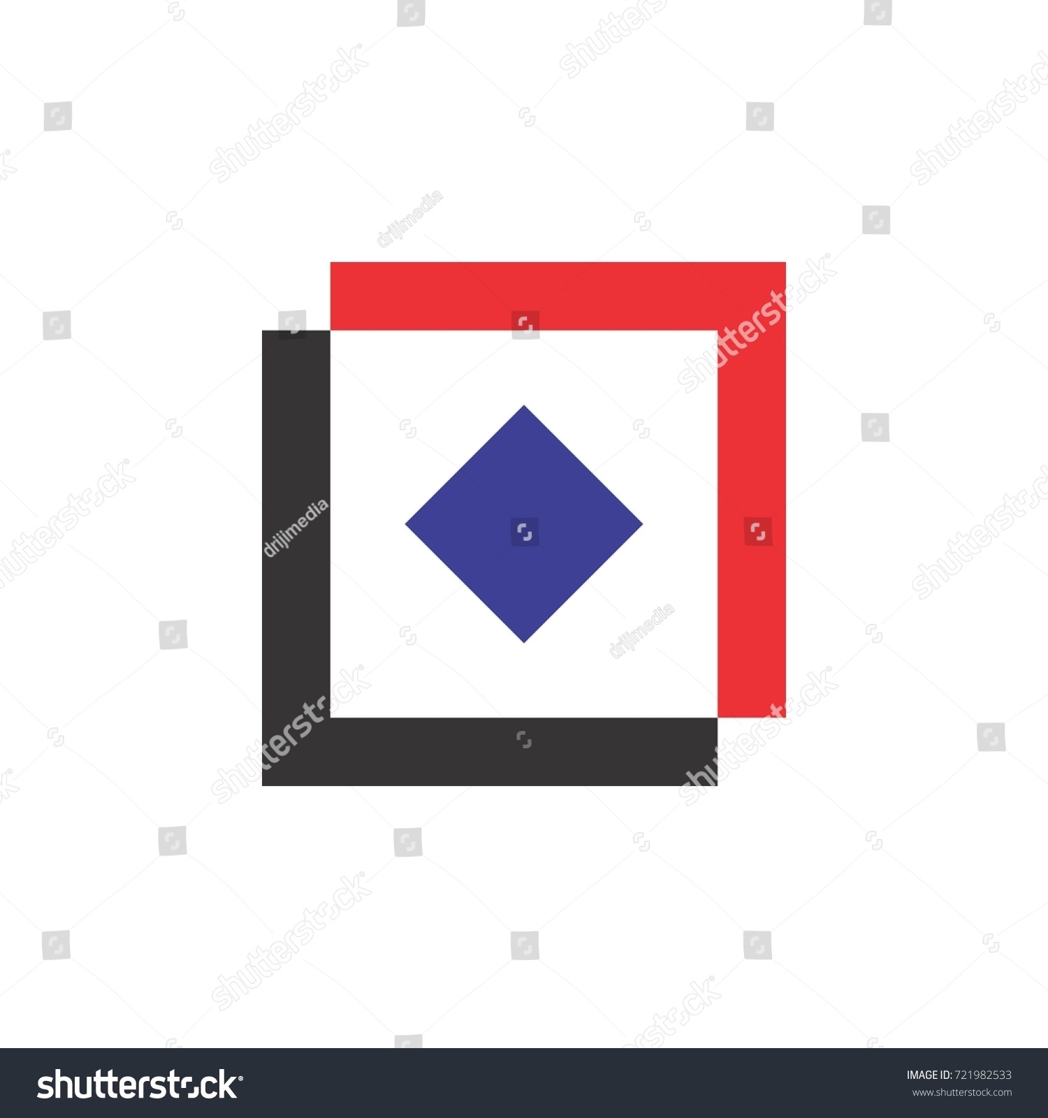 Square Square Logo Design Vector Stock Vector (Royalty Free) 721982533 ...