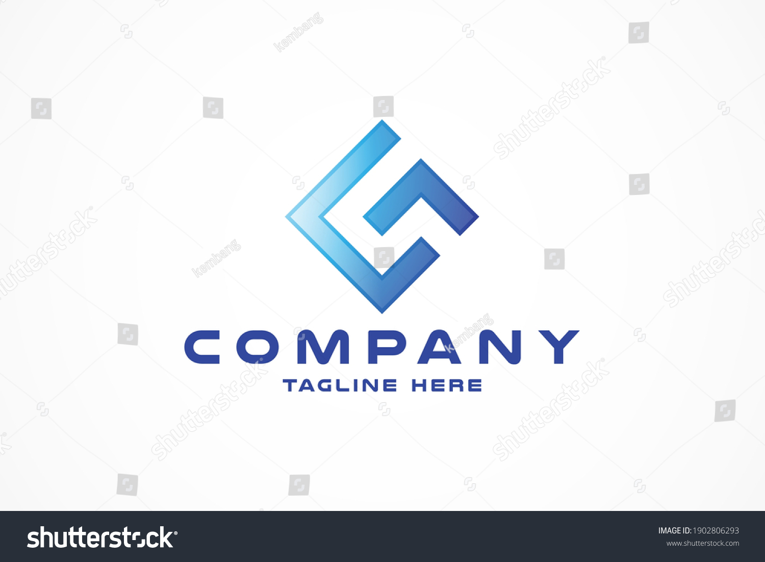 Square Letter G Logo Template: เวกเตอร์สต็อก (ปลอดค่าลิขสิทธิ์ ...