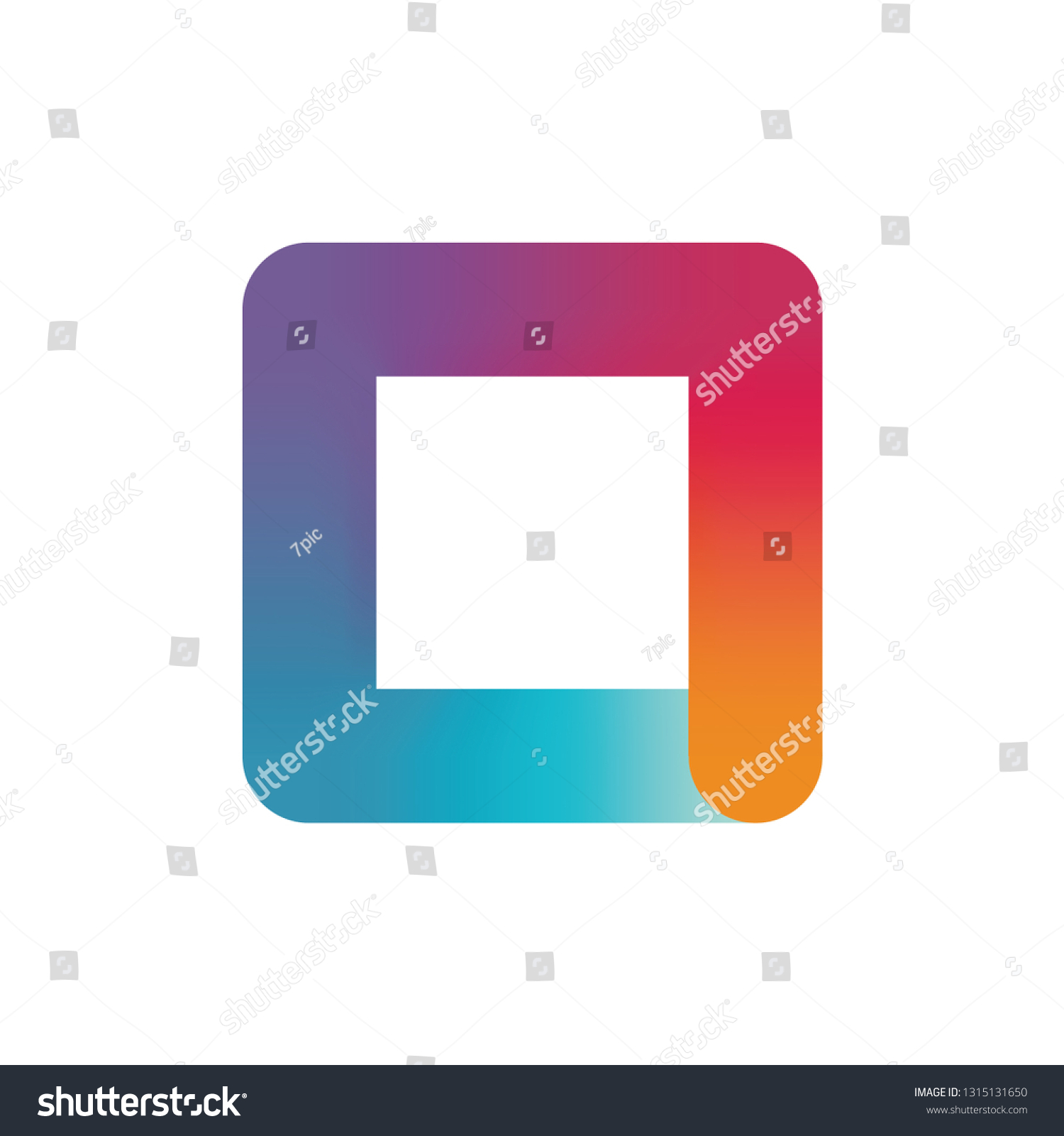 Square Logo Vector Color Wheel: vector de stock (libre de regalías ...