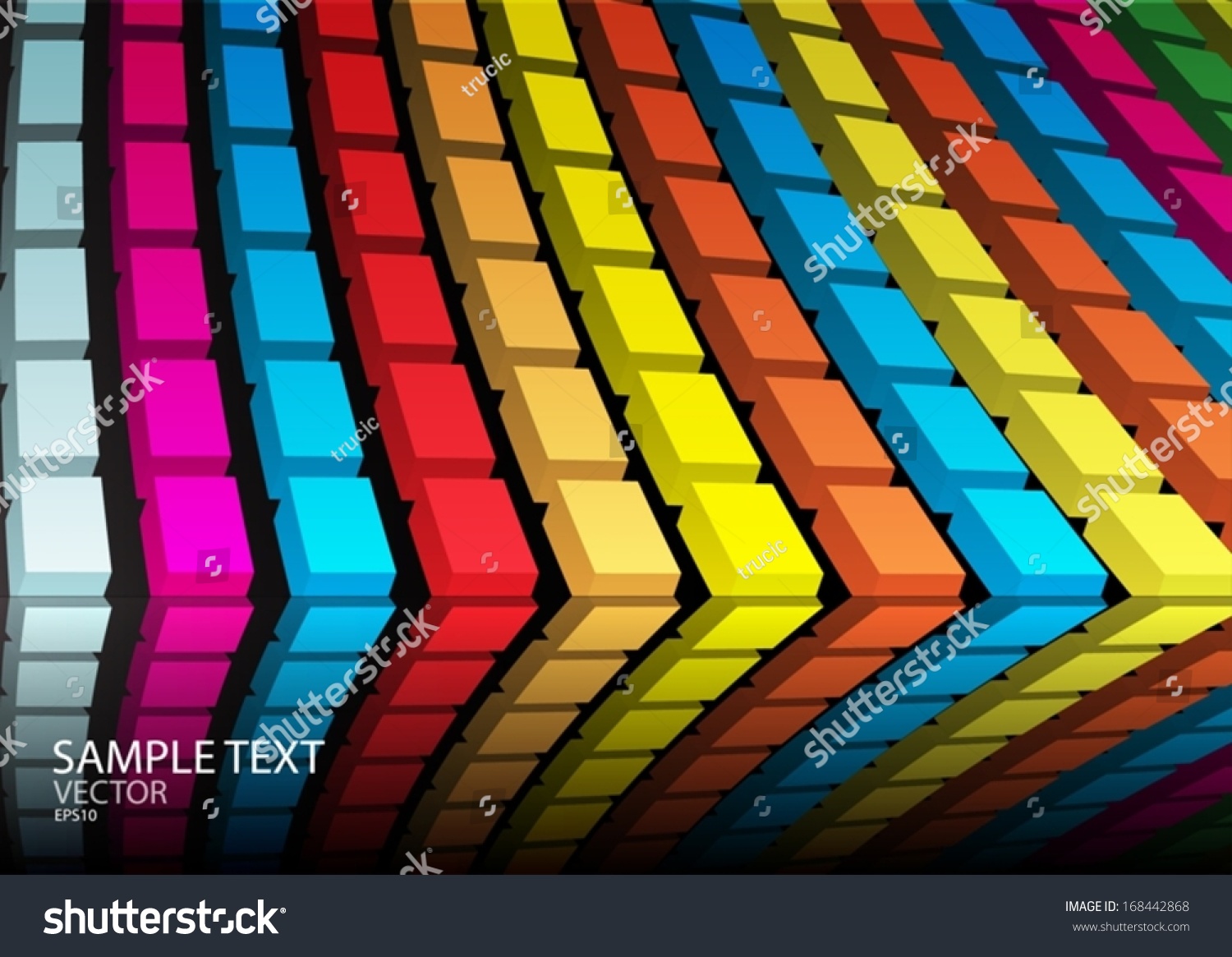 Square Rainbow Color Vector Background Web Stock Vector (Royalty Free ...