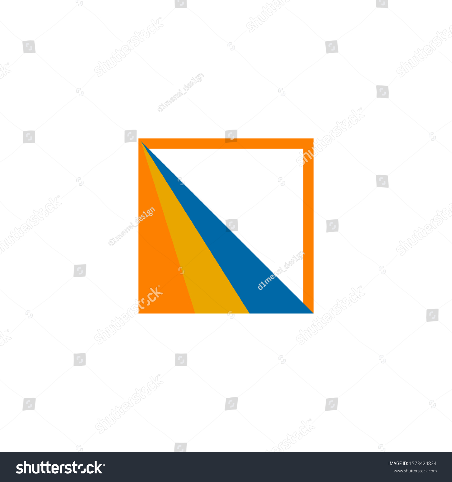 Square Shape Icon Logo Design Inspiration Stock Vector (Royalty Free ...