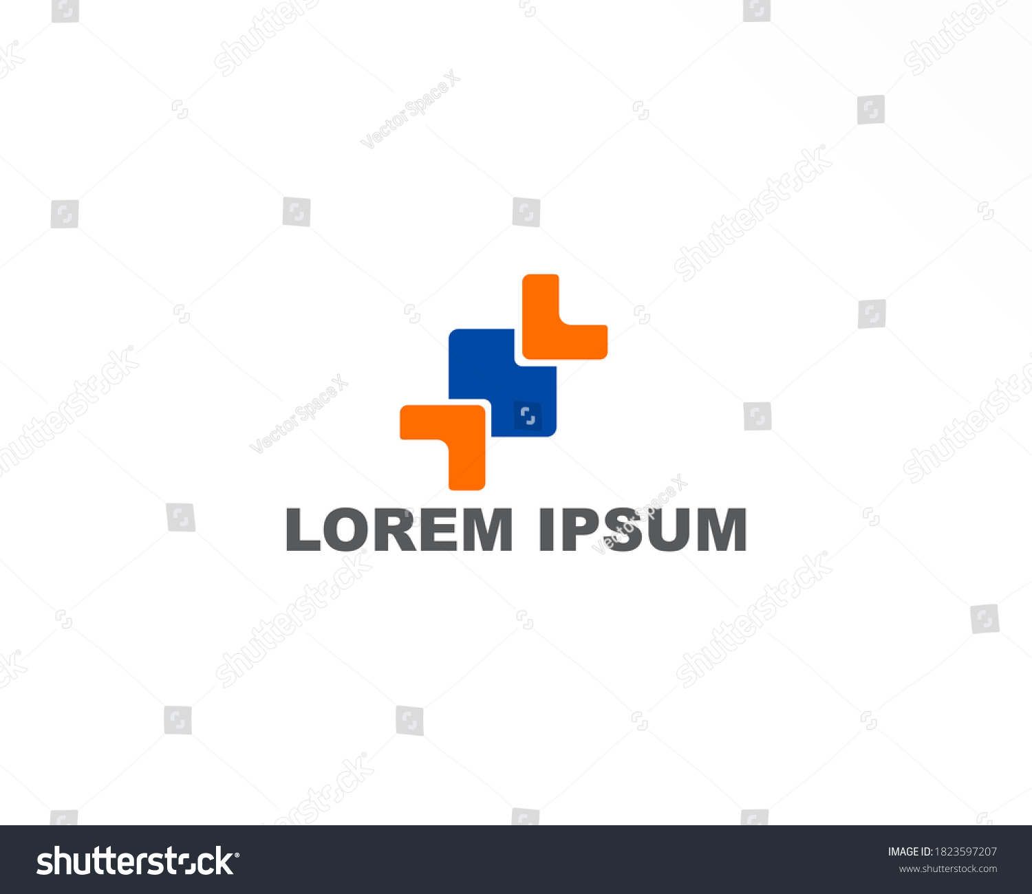 Square Line Shape Symbol Creative Vector Stock Vector (Royalty Free ...
