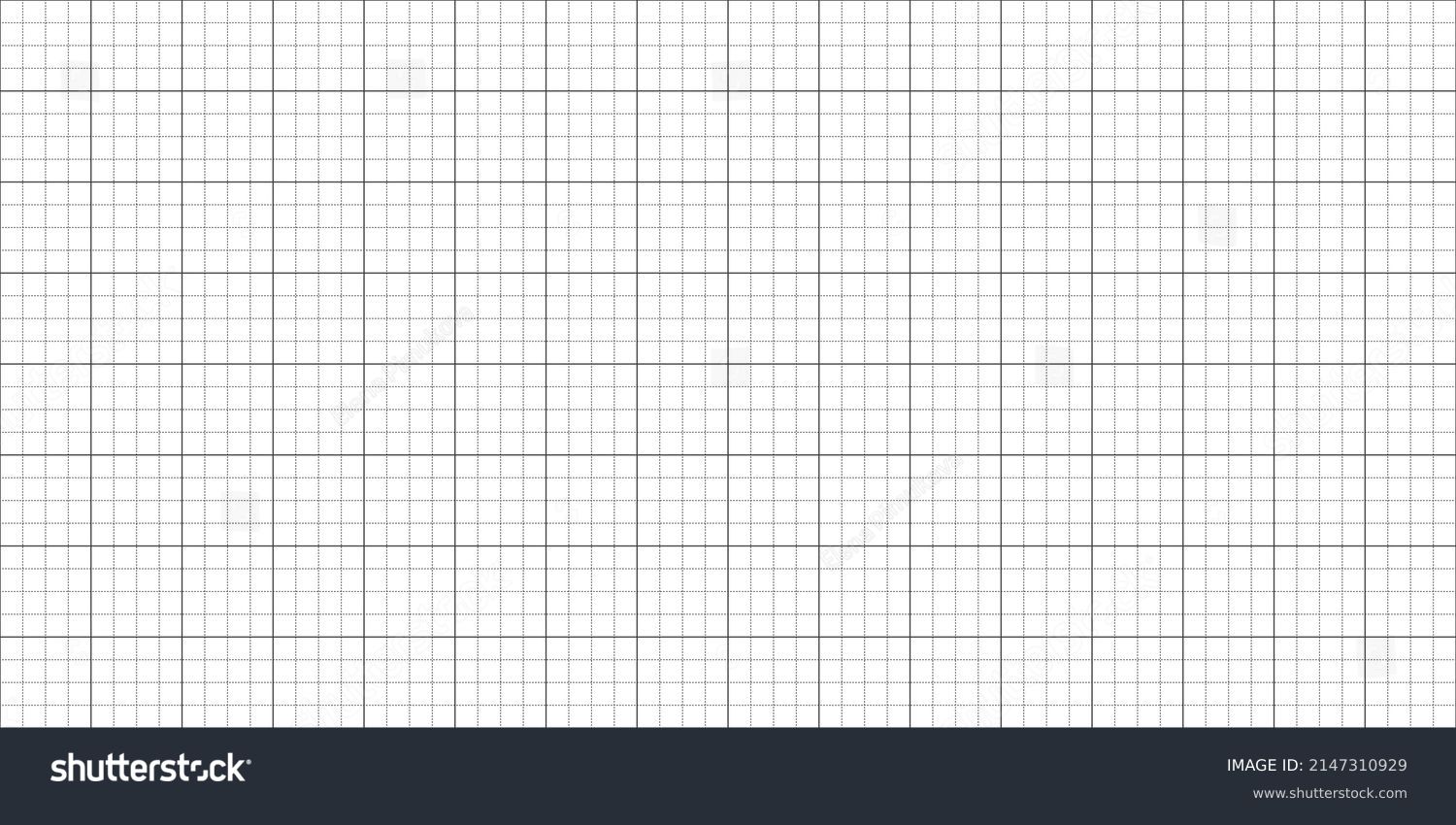 Squared Paper Seamless Pattern School Notebook Stock Vector (Royalty ...