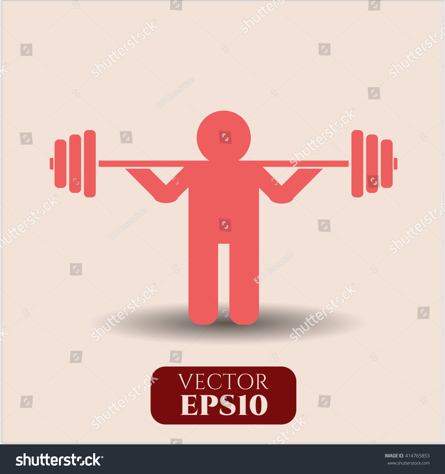 Squat Vector Icon Symbol Stock Vector (Royalty Free) 414765853 ...