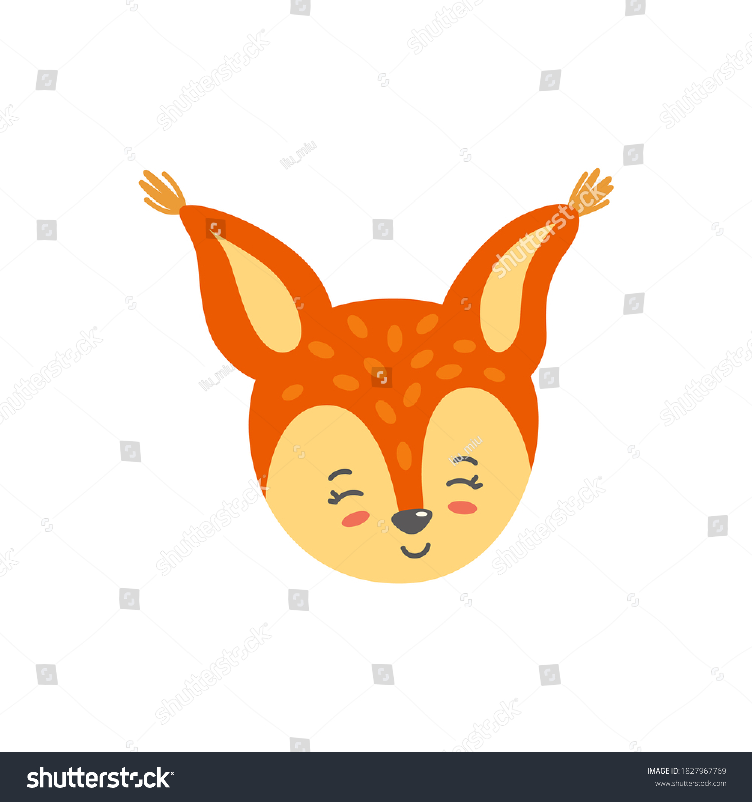 Squirrel Head Emoticon Cute Smiling Emoji Stock Vector (Royalty Free ... Squirrel Head Emoticon Cute Smiling Emoji Stock Vector (Royalty Free ...