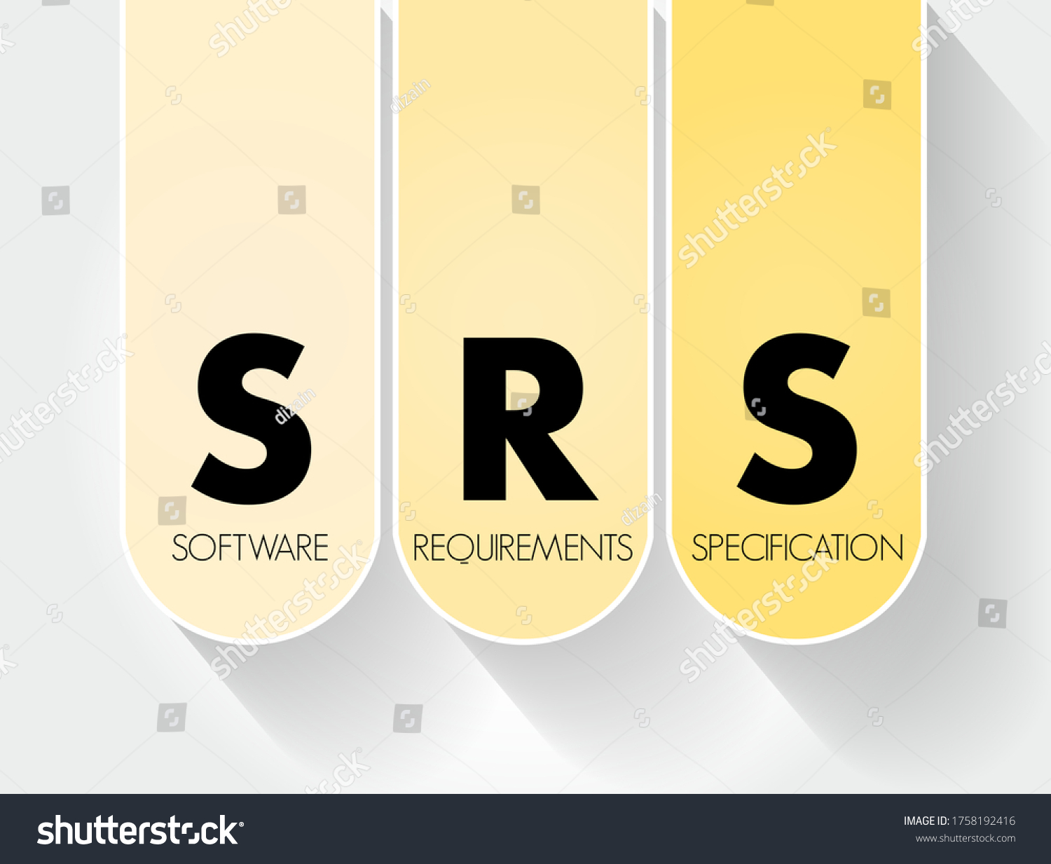 Srs Software Requirements Specification Acronym Technology: เวกเตอร์ ...