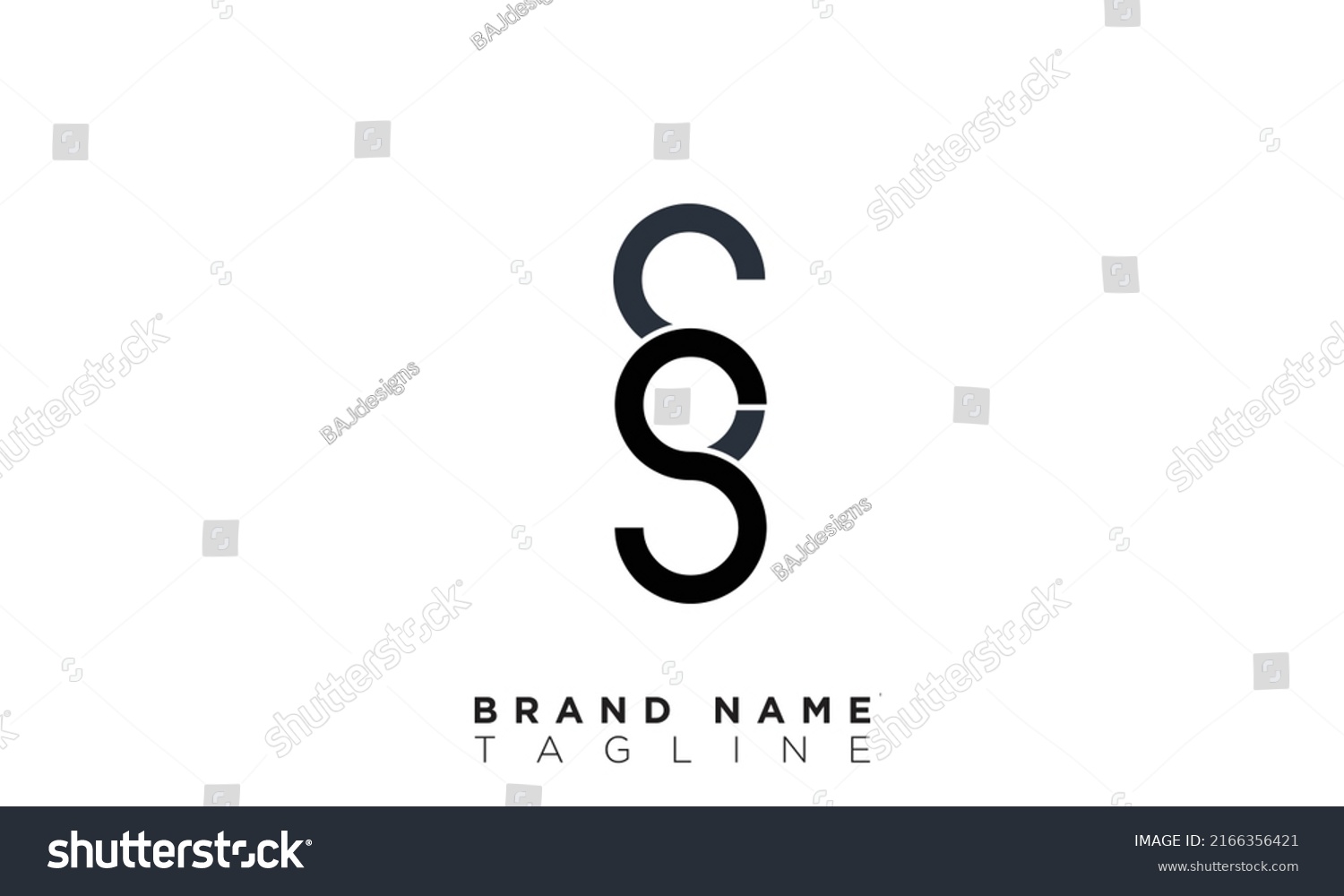Ss Alphabet Letters Initials Monogram Logo Stock Vector (Royalty Free ...