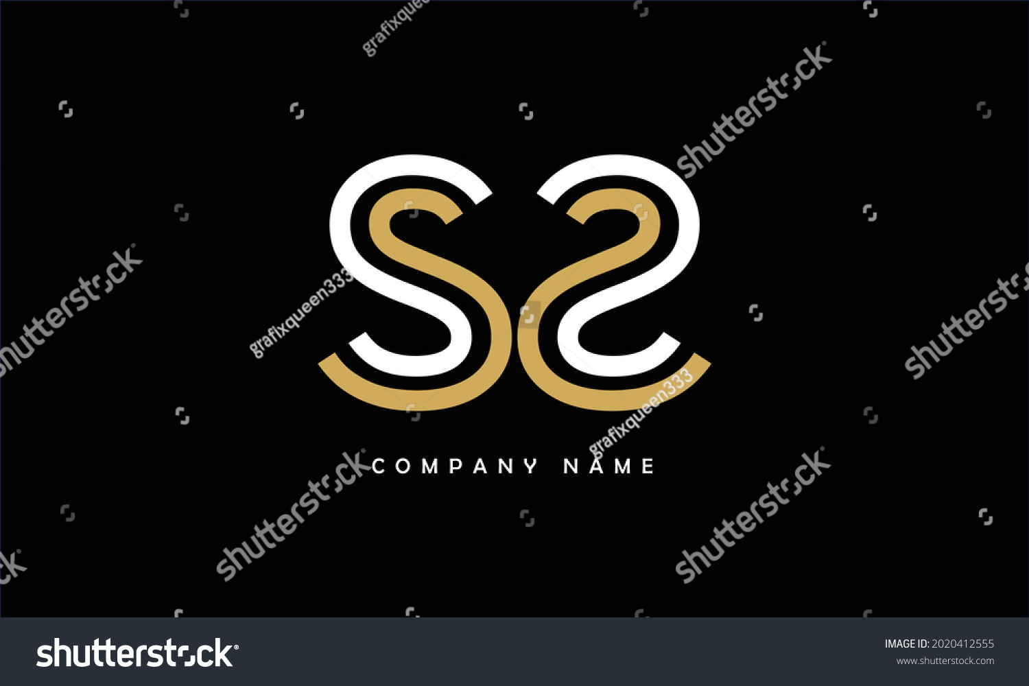 Ss Alphabets Letters Logo Monogram Stock Vector (Royalty Free ...