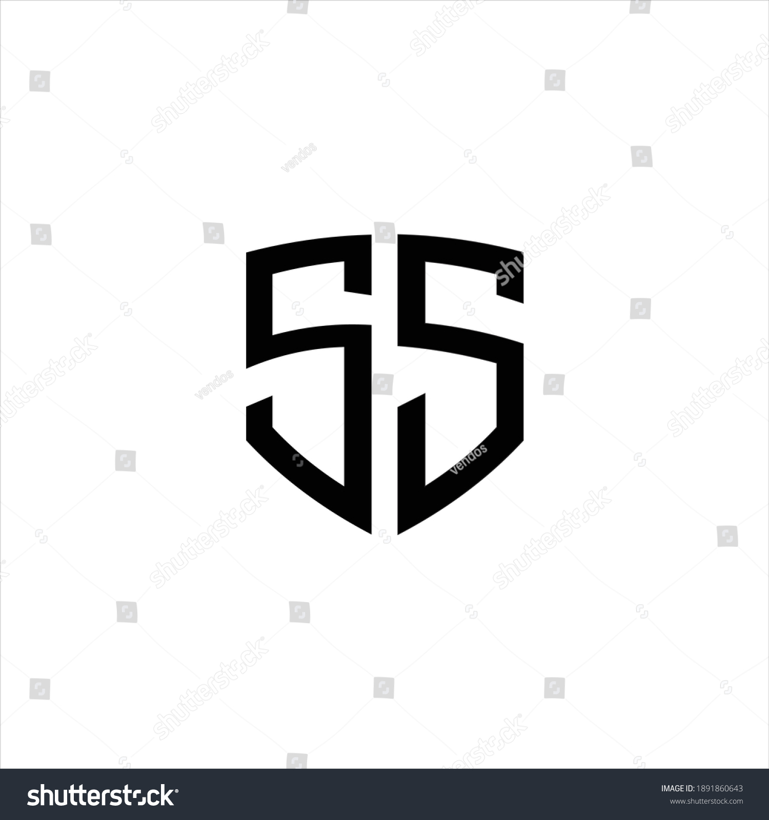 Ss Initials Logo Vector Creative Vintage Stock Vector (Royalty Free ...