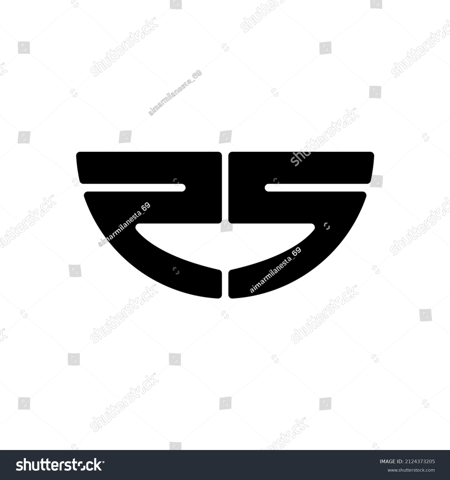 Ss Letter Logo Vector Illustration Stock Vector (Royalty Free ...