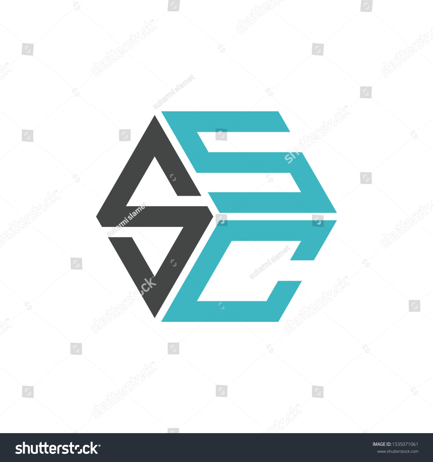 Ssc Logo Design Branding Vector Stock Vector (Royalty Free) 1535071061