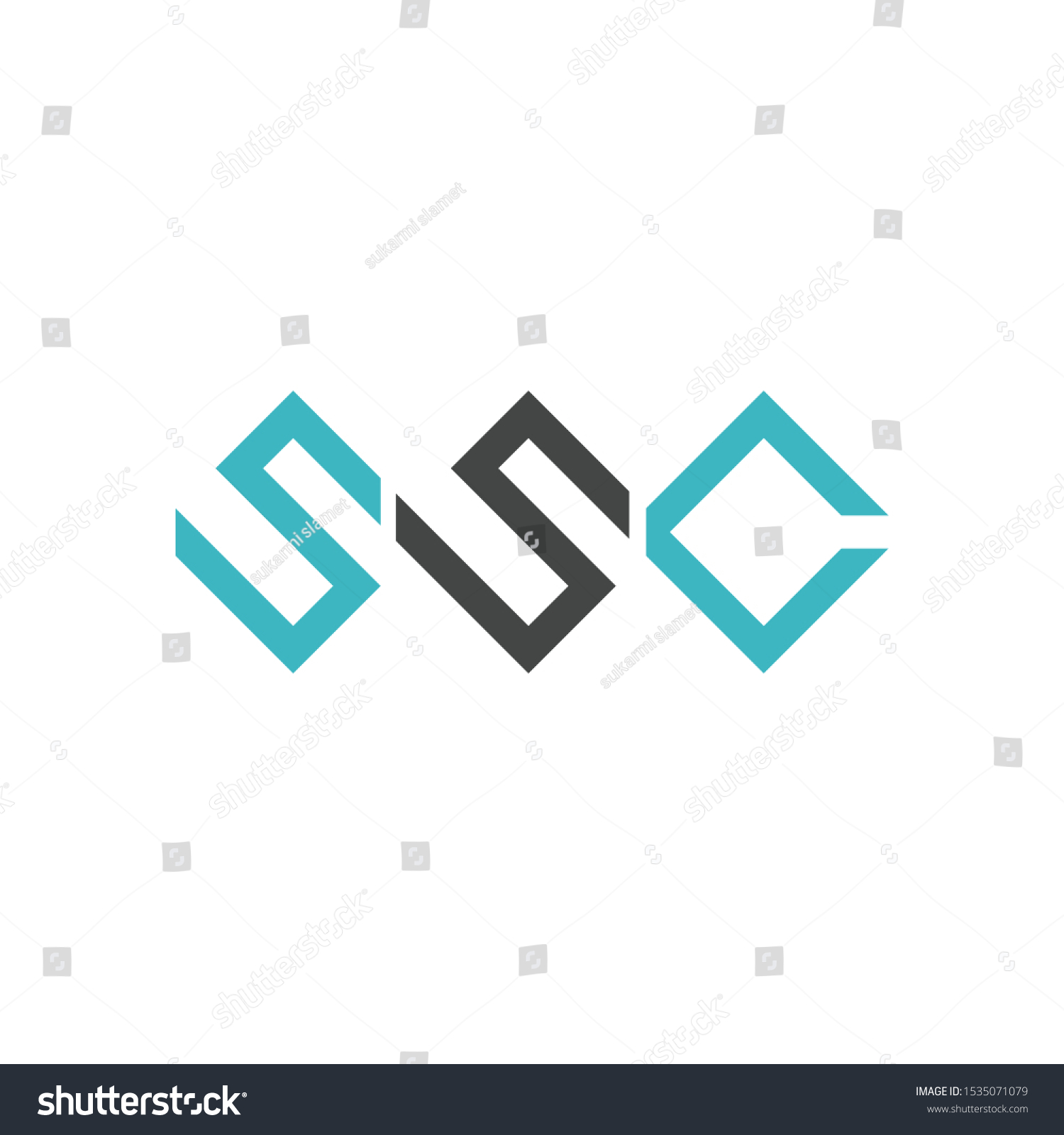 Ssc Logo Design Branding Vector Stock Vector (Royalty Free) 1535071079 ...