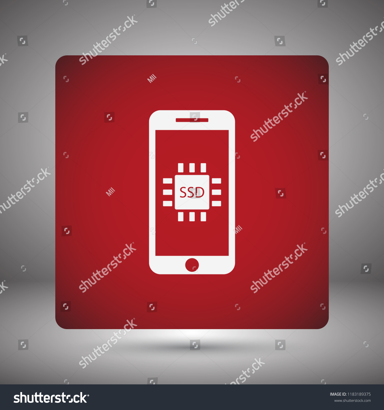 Ssd Drive Icon Vector Stock Vector (Royalty Free) 1183189375 | Shutterstock