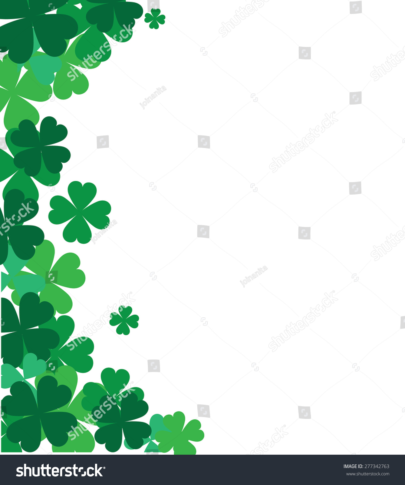 650 Shamrock corner border Images, Stock Photos & Vectors | Shutterstock