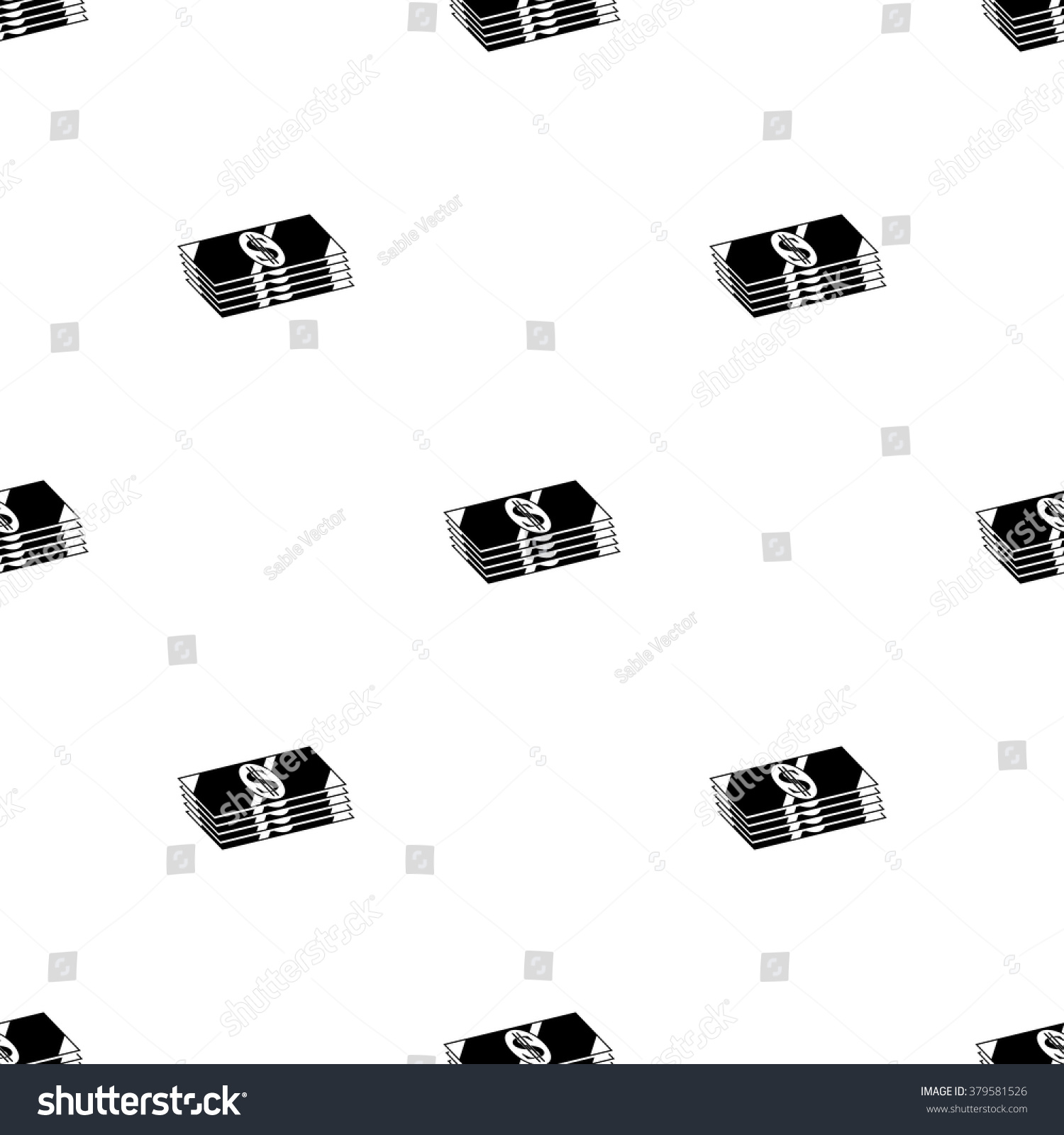Stack Cash Icon Vector Stock Vector (Royalty Free) 379581526 | Shutterstock