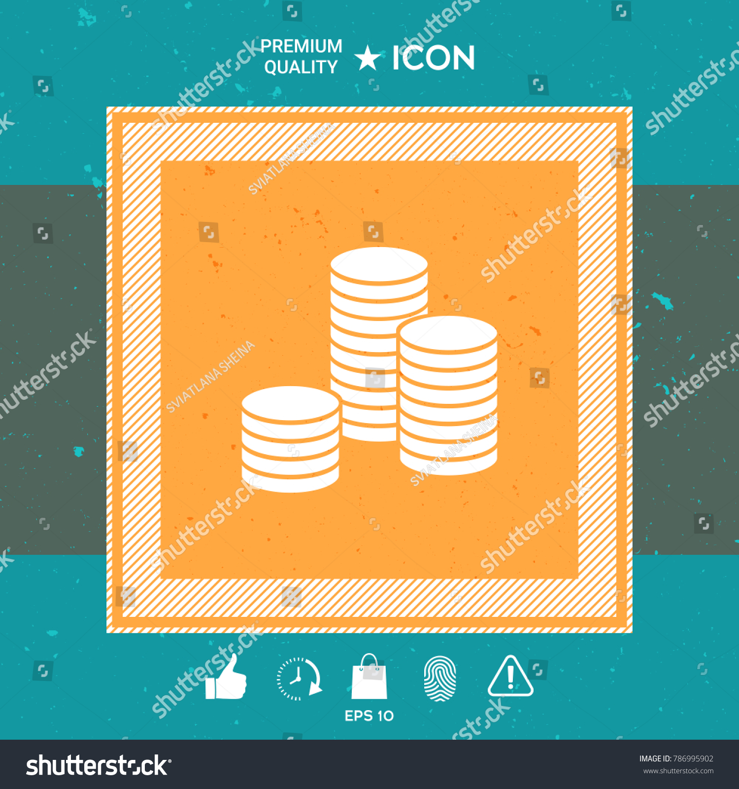 Stack Coins Icon Stock Vector (Royalty Free) 786995902 | Shutterstock