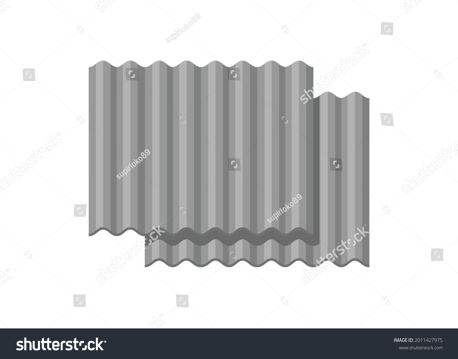 780 Corrugated metal sheet Stock Vectors, Images & Vector Art ...
