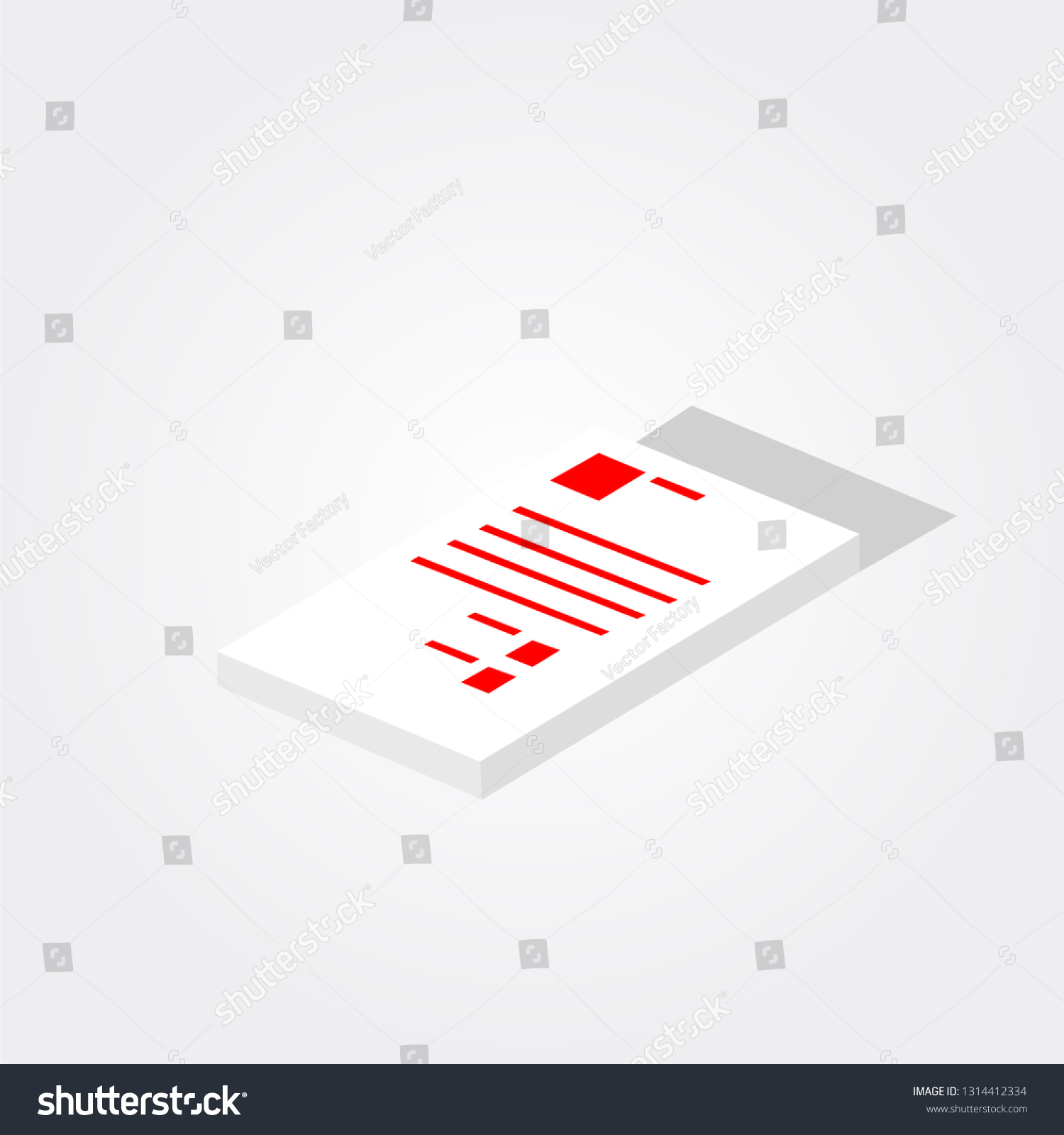 Stack Papers Official Documents Vector Illustration Stock Vector ...