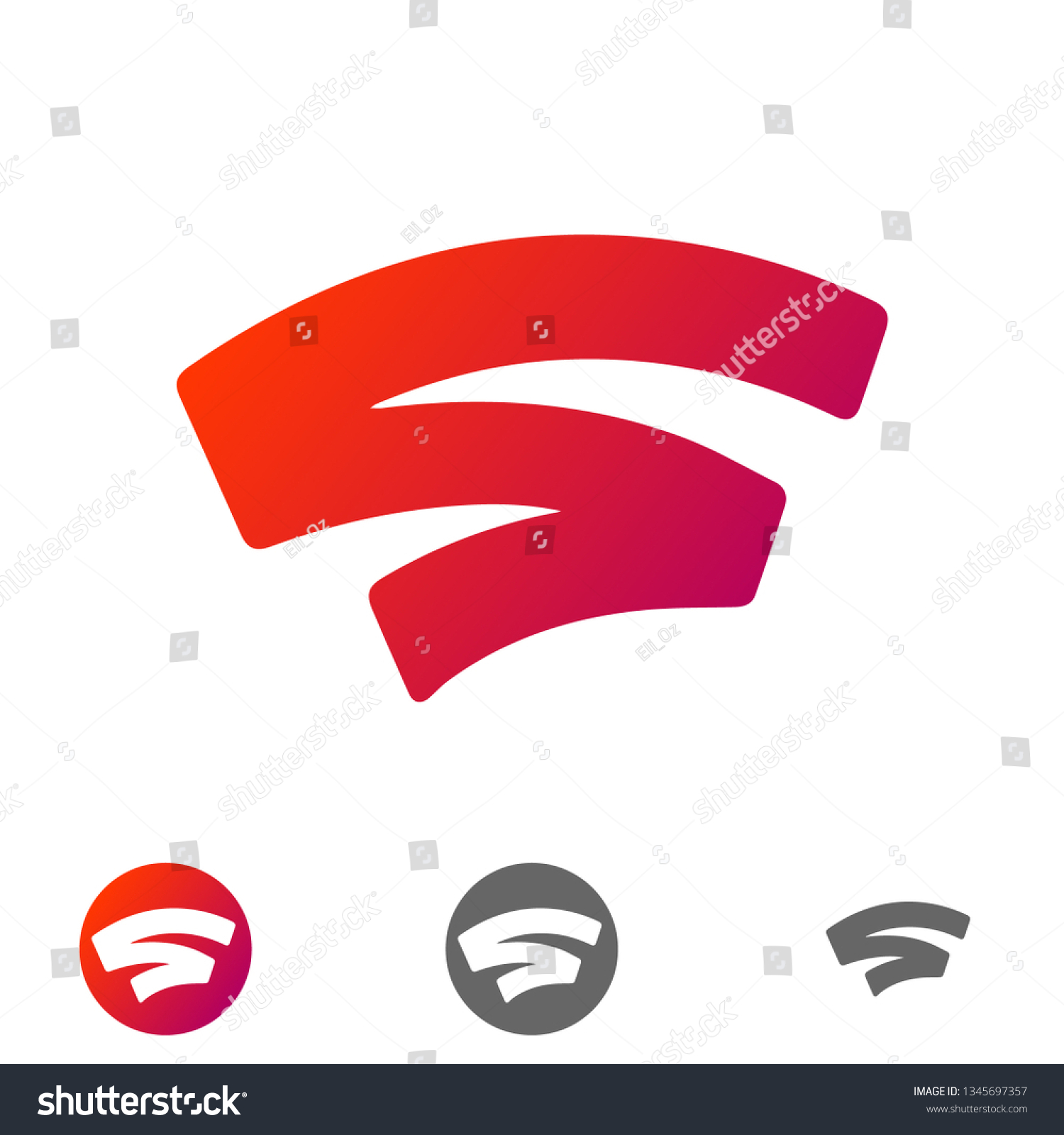 Stadia Logo Games Stock Vector (Royalty Free) 1345697357 | Shutterstock