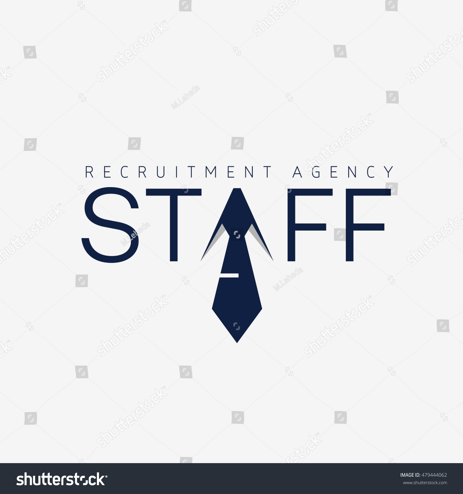 Staff Logo Template Design Vector Illustration Stock Vector (Royalty ...