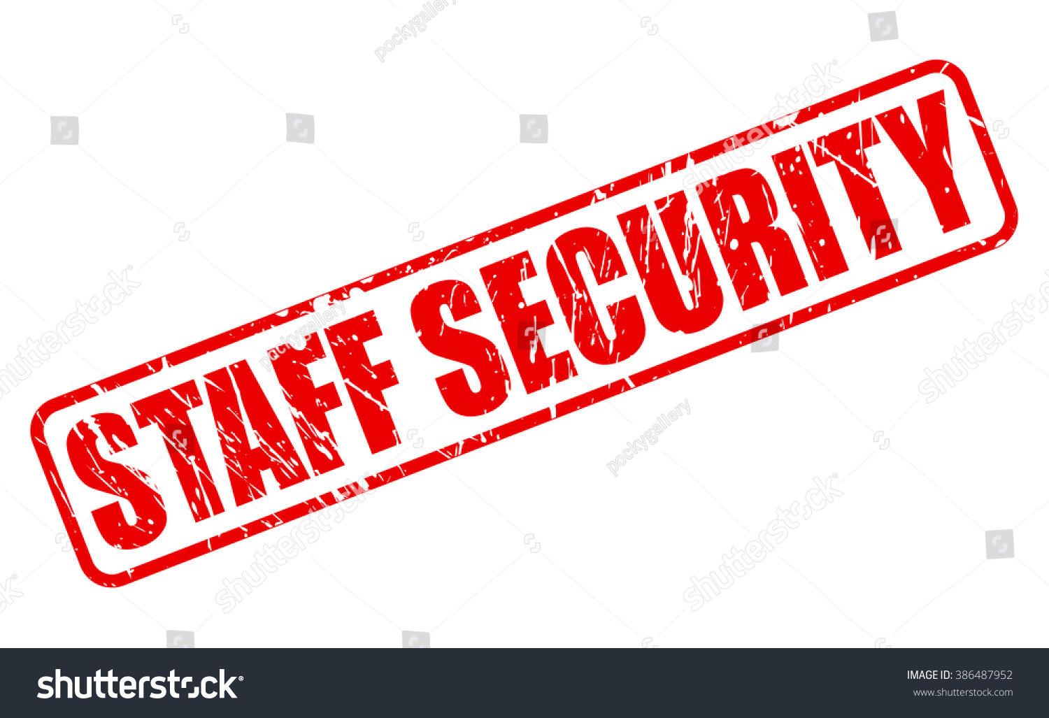 Staff Security Red Stamp Text On: vector de stock (libre de regalías ...