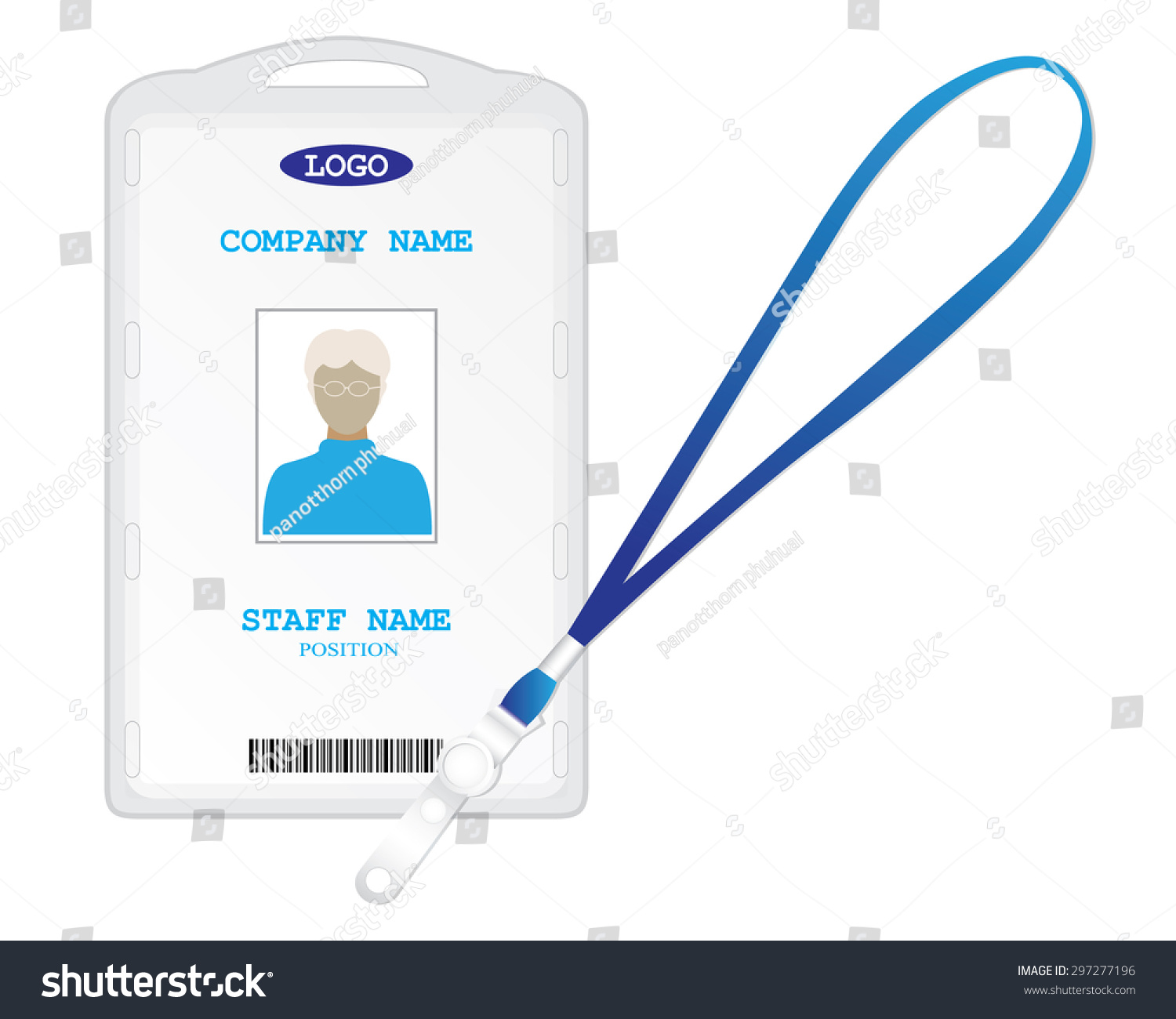 Staff Tag Vector Design - 297277196 : Shutterstock