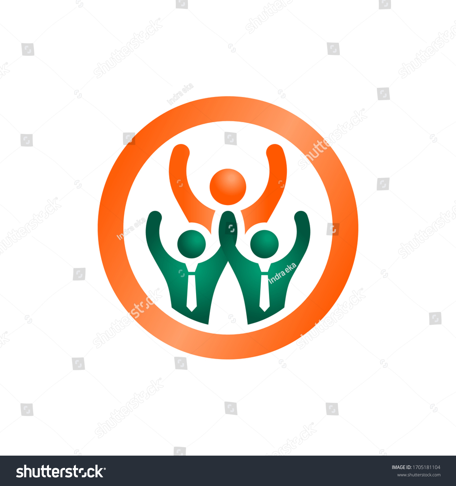 Diseño del logotipo del personal del: vector de stock (libre de ...
