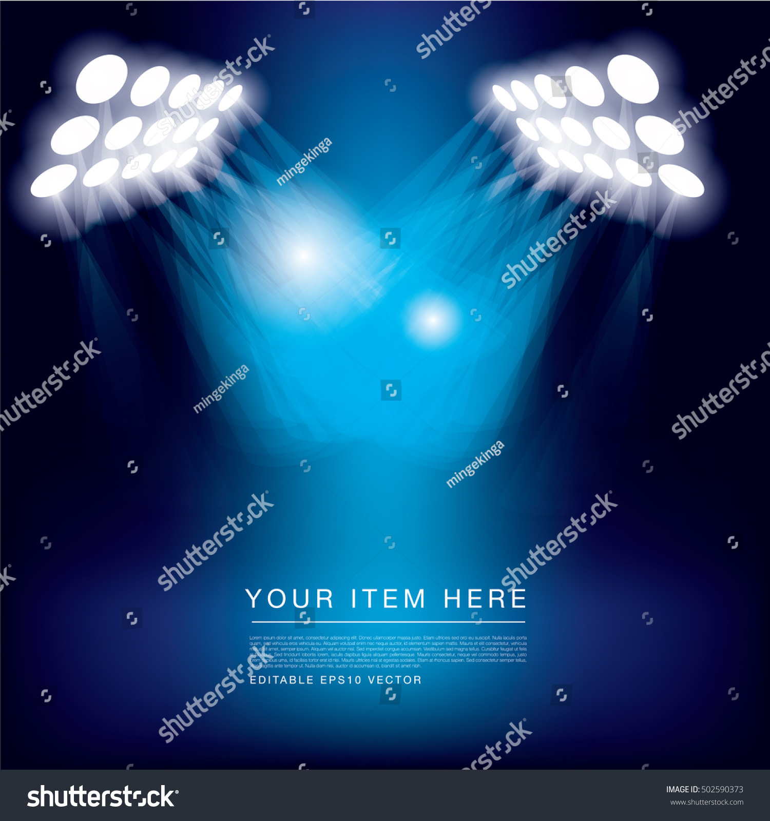 Stage Lights Stock Vector (Royalty Free) 502590373 | Shutterstock