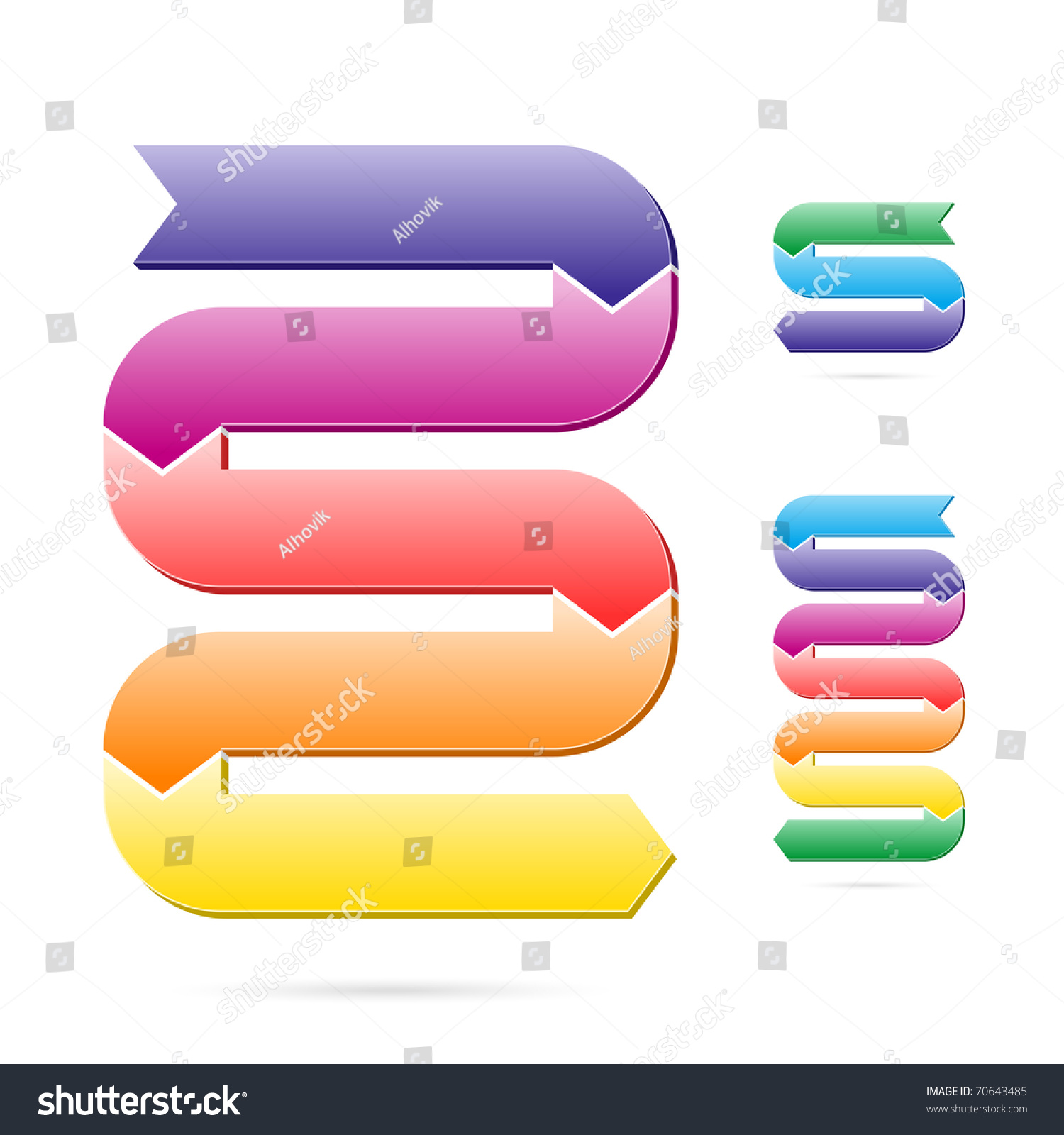 Stages Process Chart Easily Editable Vector: เวกเตอร์สต็อก (ปลอดค่า ...
