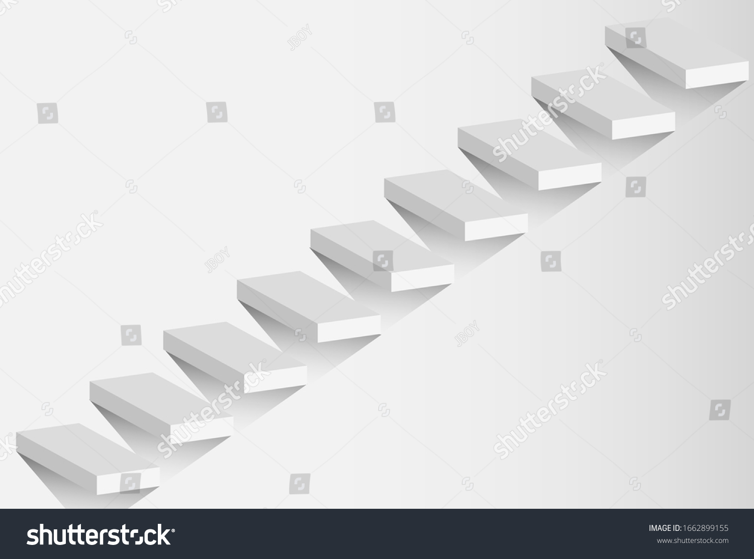 Stairs Background Silhouette Step White: เวกเตอร์สต็อก (ปลอดค่า ...