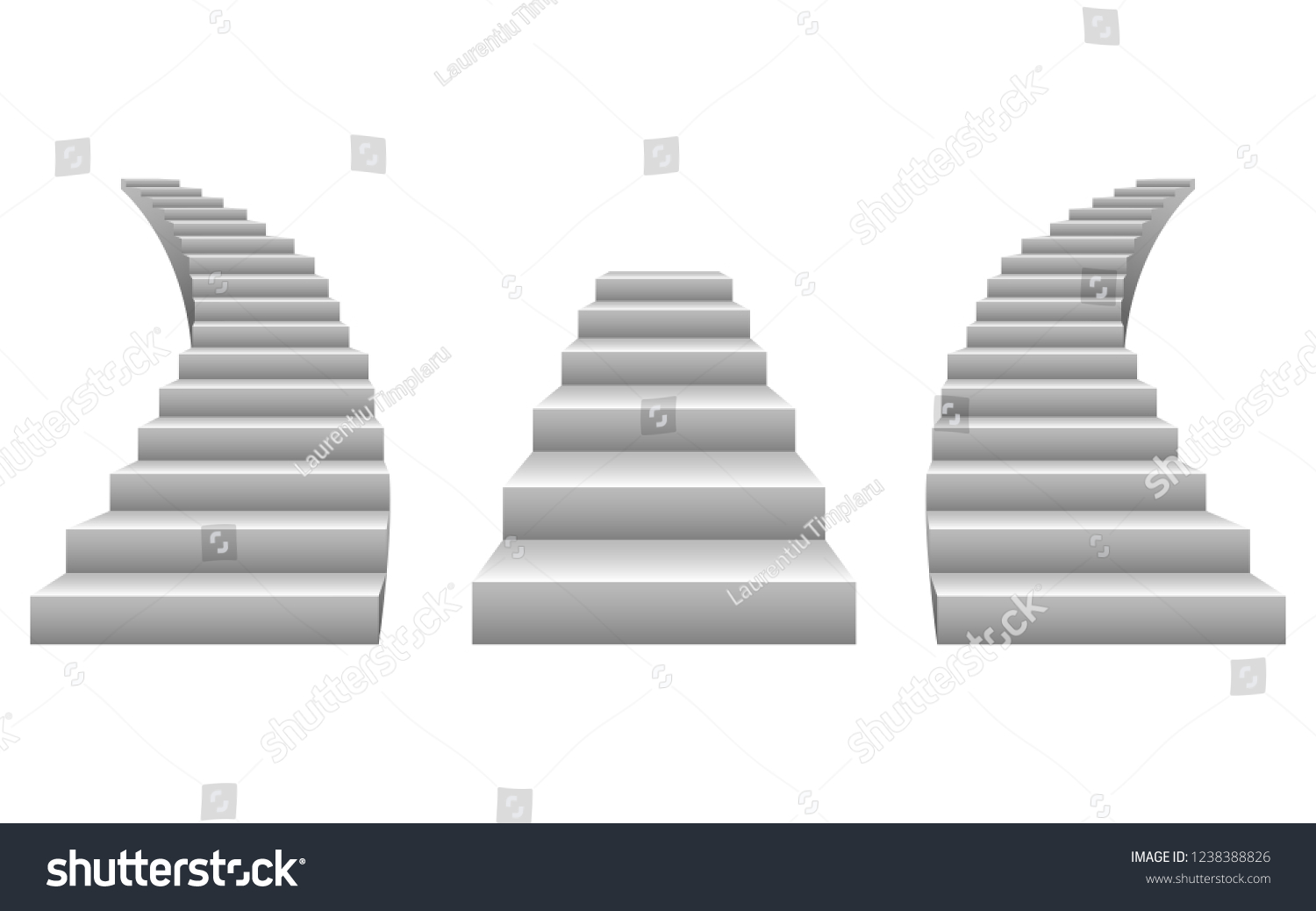 Stairs Vector Design Stock Vector (Royalty Free) 1238388826 | Shutterstock