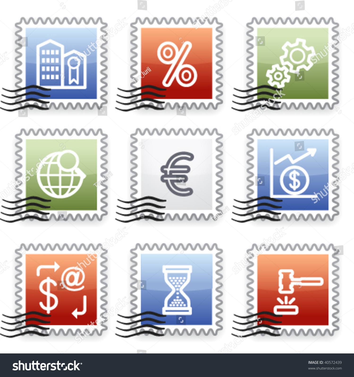 Stamp Web 25 Stock Vector (Royalty Free) 40572439 | Shutterstock