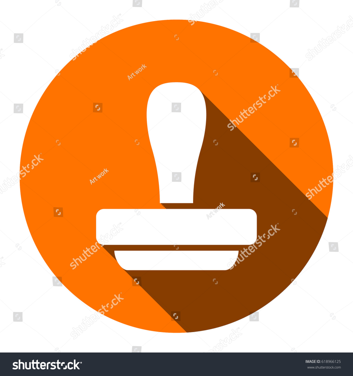 Stamp Icon Stock Vector (Royalty Free) 618966125 | Shutterstock