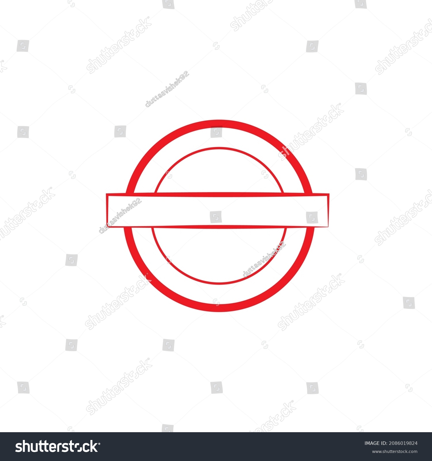 Stamp Logo Vector Minimalist Stamp Image Stock Vector (Royalty Free ...