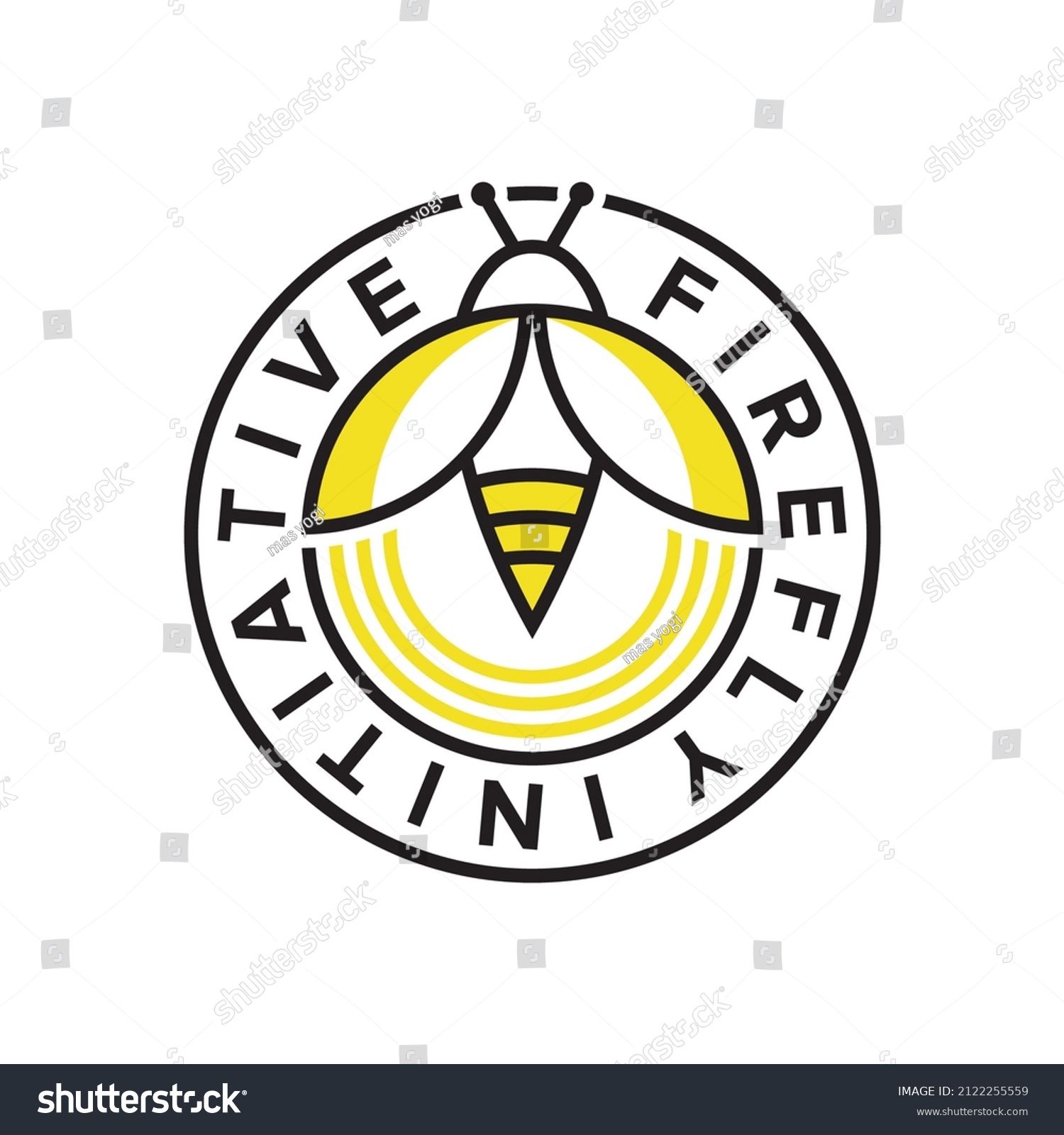 Stamp Logo Firefly Theme Stock Vector (Royalty Free) 2122255559 ...